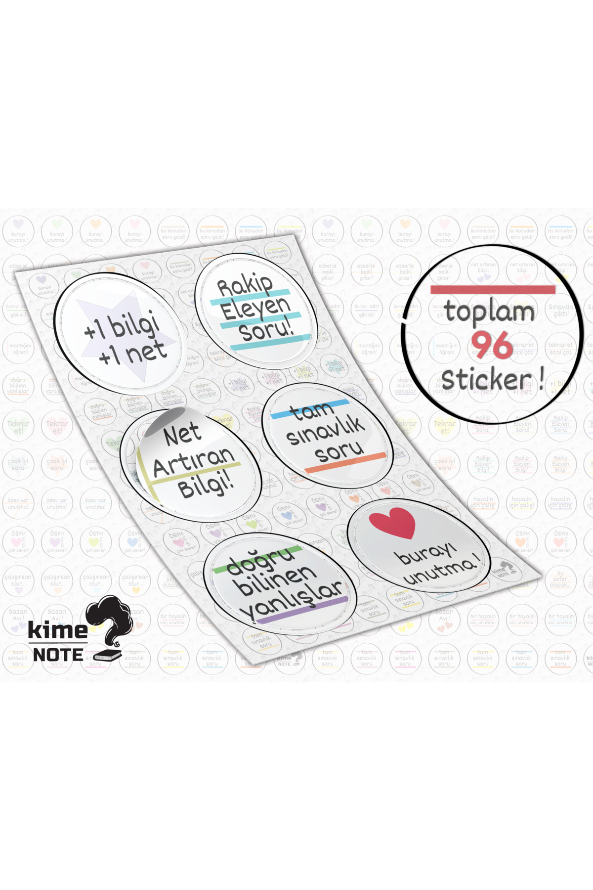Kime Note TYT Çizgili Türkçe Okul Defteri Konu Anlatımlı 5 Büyük Poster ...