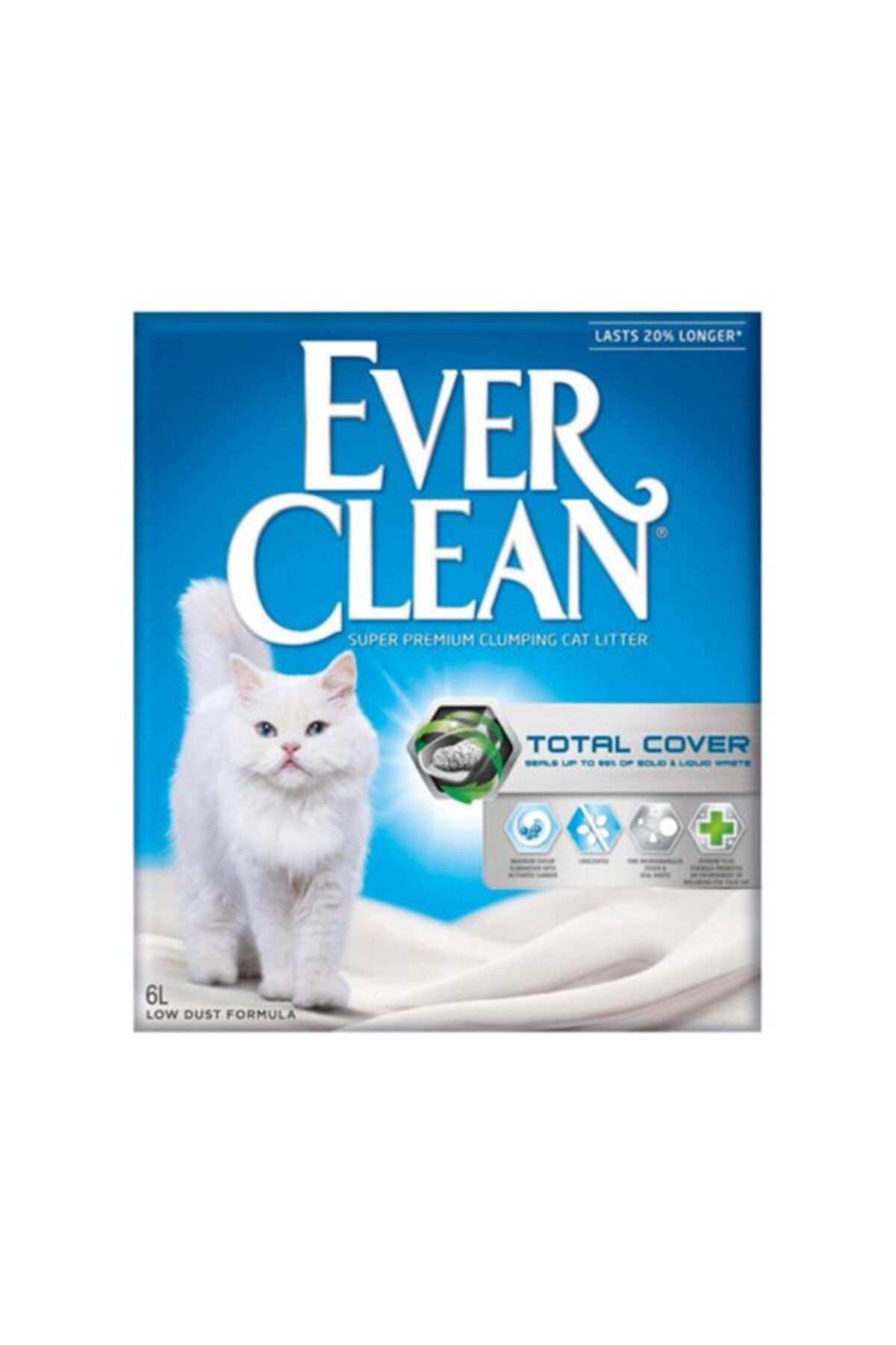 Ever Clean Total Cover En Iyi Koku Kontrolü Sağlayan Kedi Kumu 10 Lt ...
