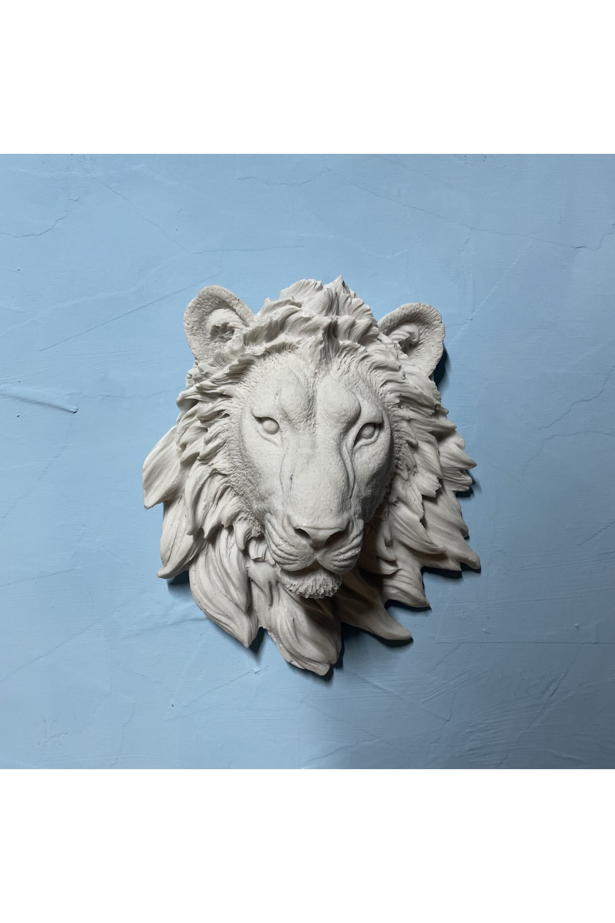 LUNA DİZAYN YELELİ ASLAN DEKORATİF EV OFİS DUVAR HEYKEL BİBLO OBJE ...