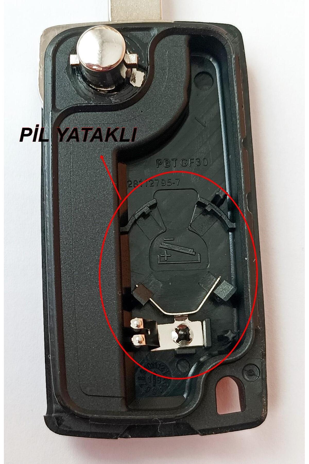 skilit samsun oto kilit Citroen Berlingo C3 C4 C5 3 Tuşlu Kumanda Kabı ...