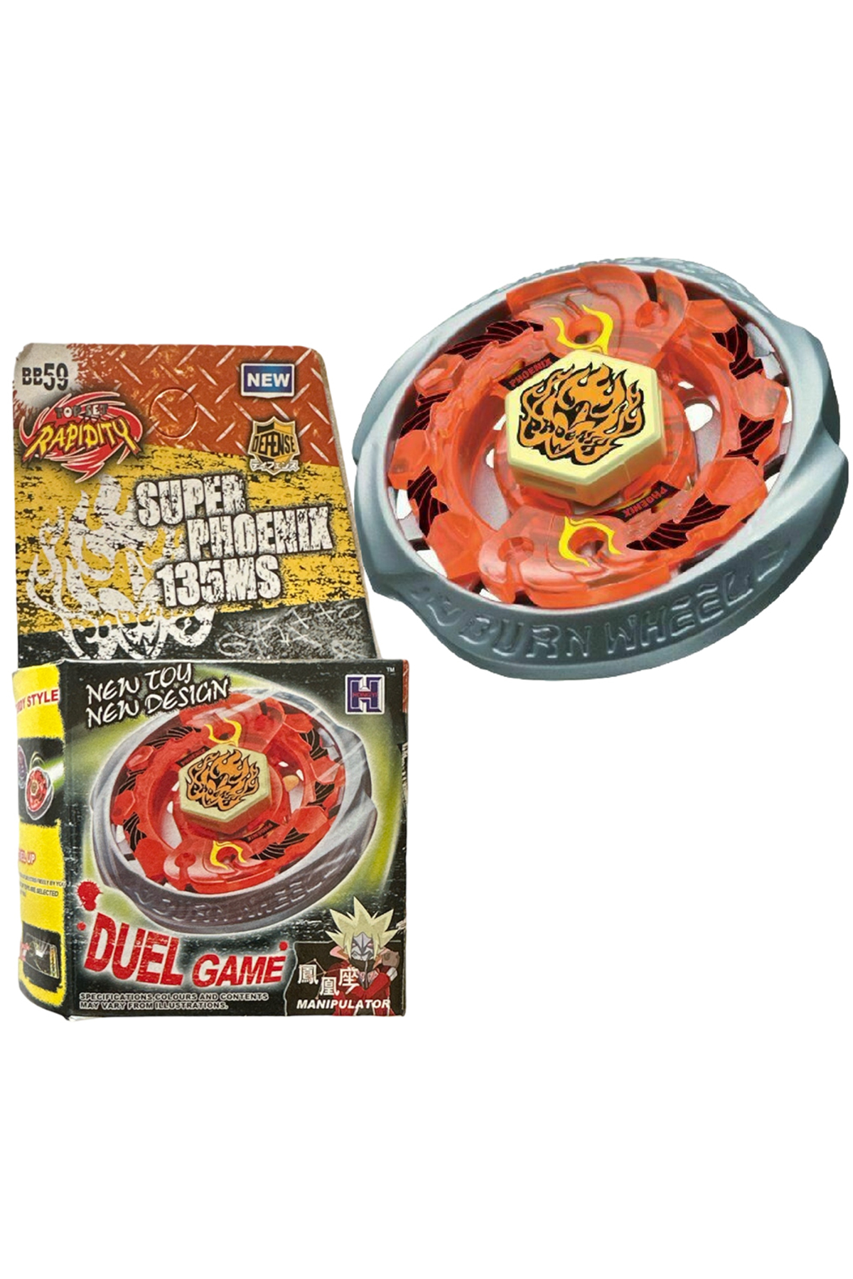 Genel Markalar BB59 BEYBLADE METAL FUSION Burn Fireblaze Phoenix WL ET ...