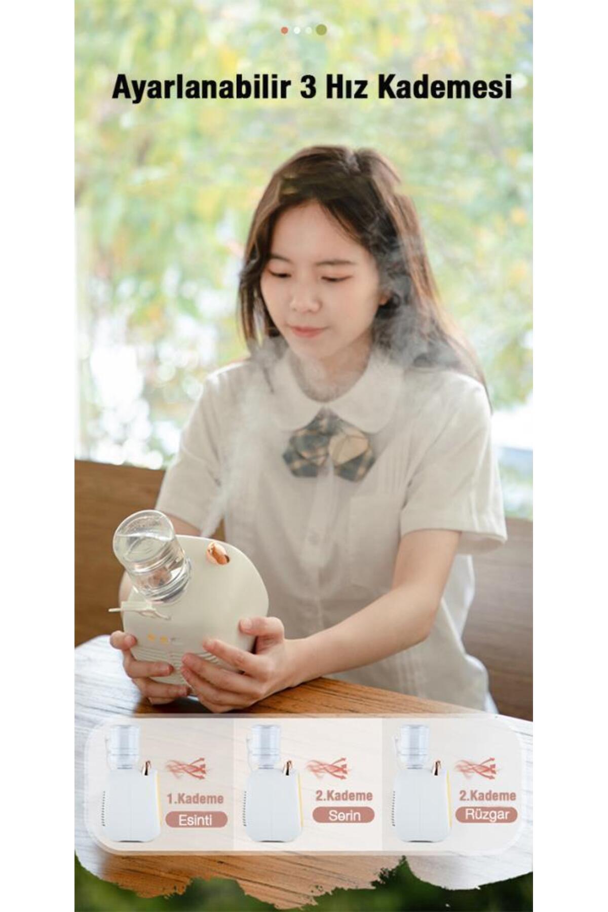 Polhammobile Polham Ev, Ofis Tipi Masaüstü Soğutu Mini Klima, 2in1 Hava Nemlendirici Ve Klima, 3 ...