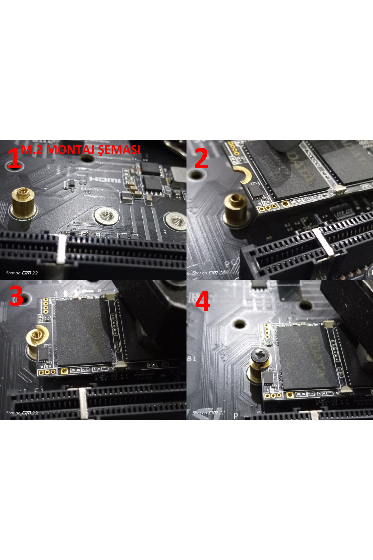 Universal Asus M2 M.2 Nvme Ssd Montaj Vida Seti M2 ASUS Fiyatı ...
