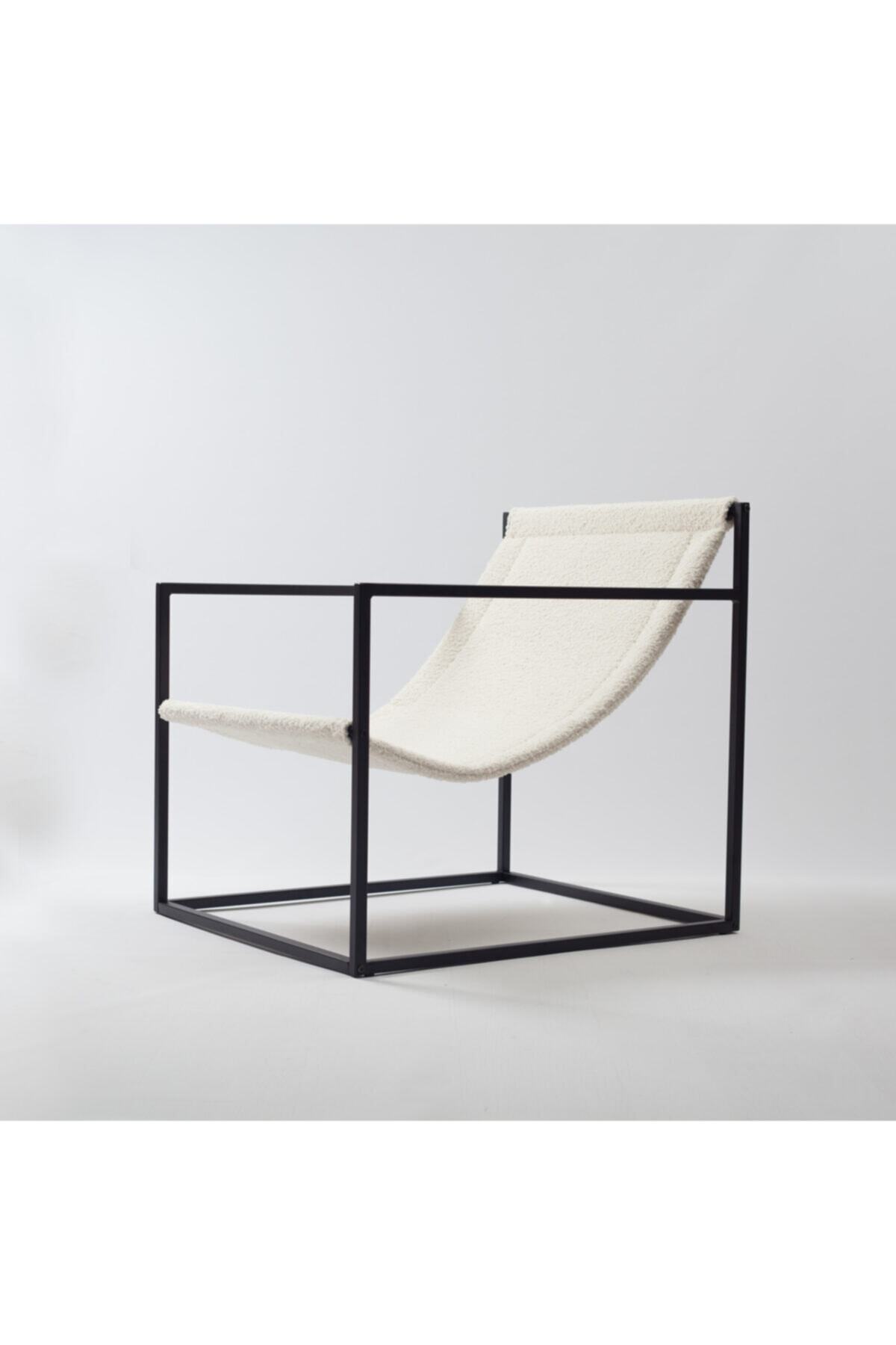 Fineroom Living " Bernie Chair " Metal Koltuk (beyaz) - Fiyatı, Yorumları