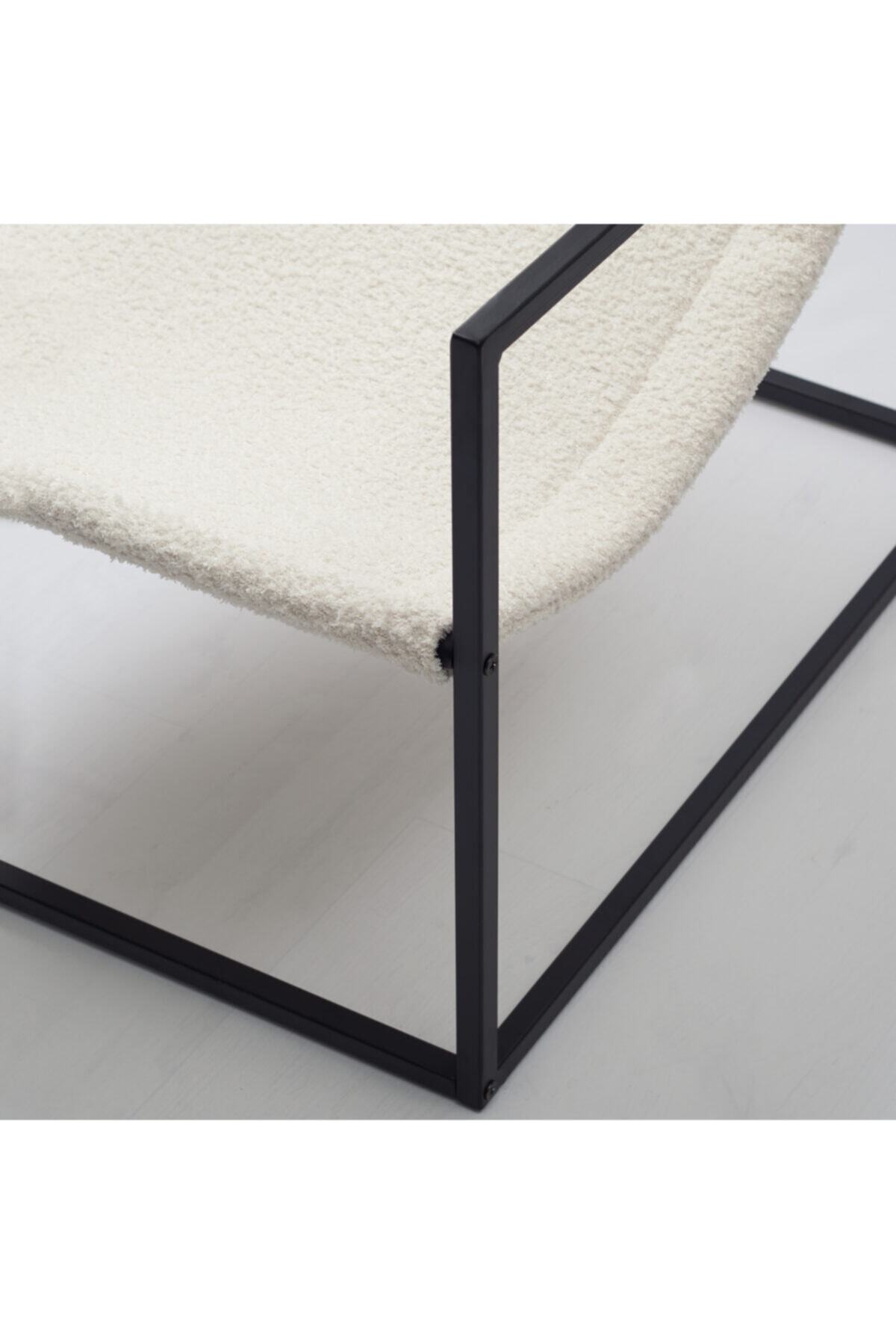 Fineroom Living " Bernie Chair " Metal Koltuk (beyaz) - Fiyatı, Yorumları