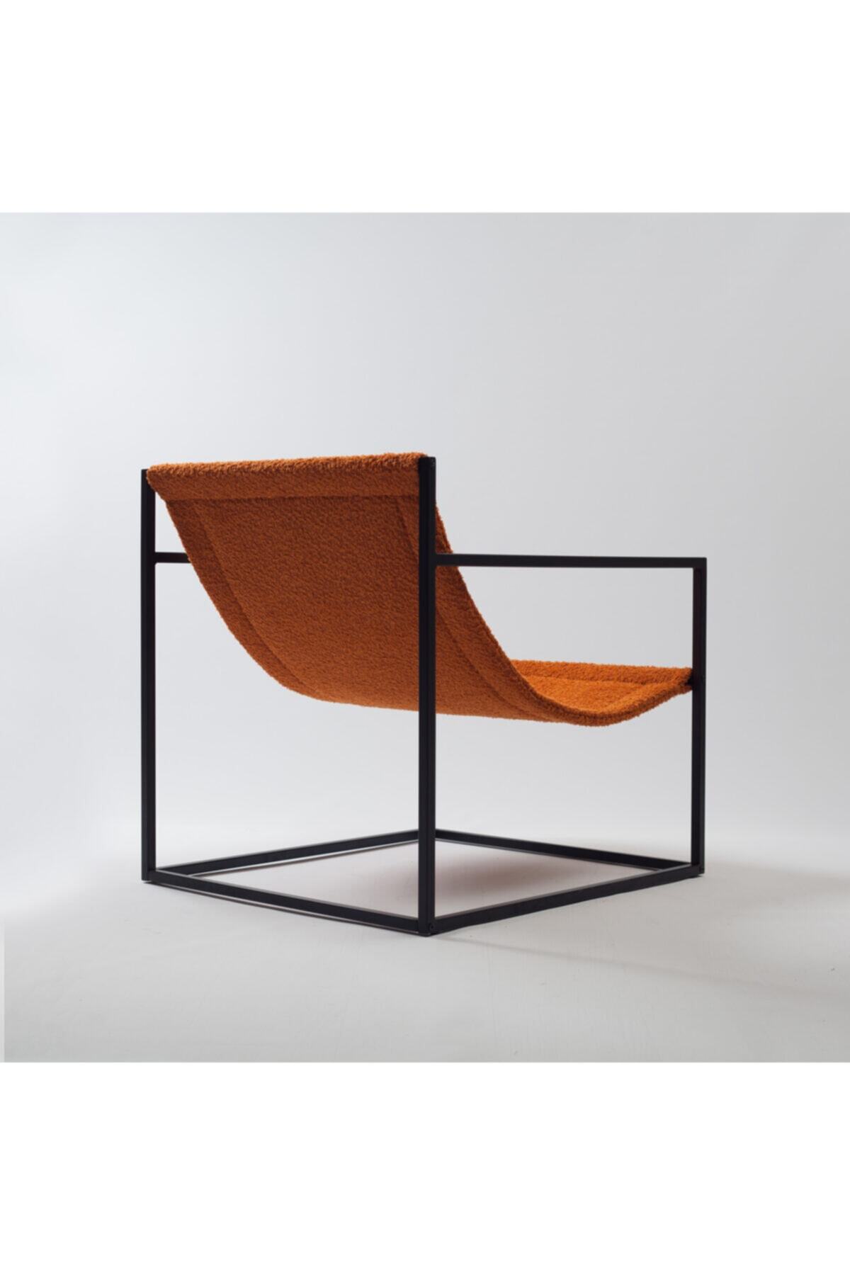 Fineroom Living " Bernie Chair " Metal Koltuk (turuncu)" - Fiyatı ...