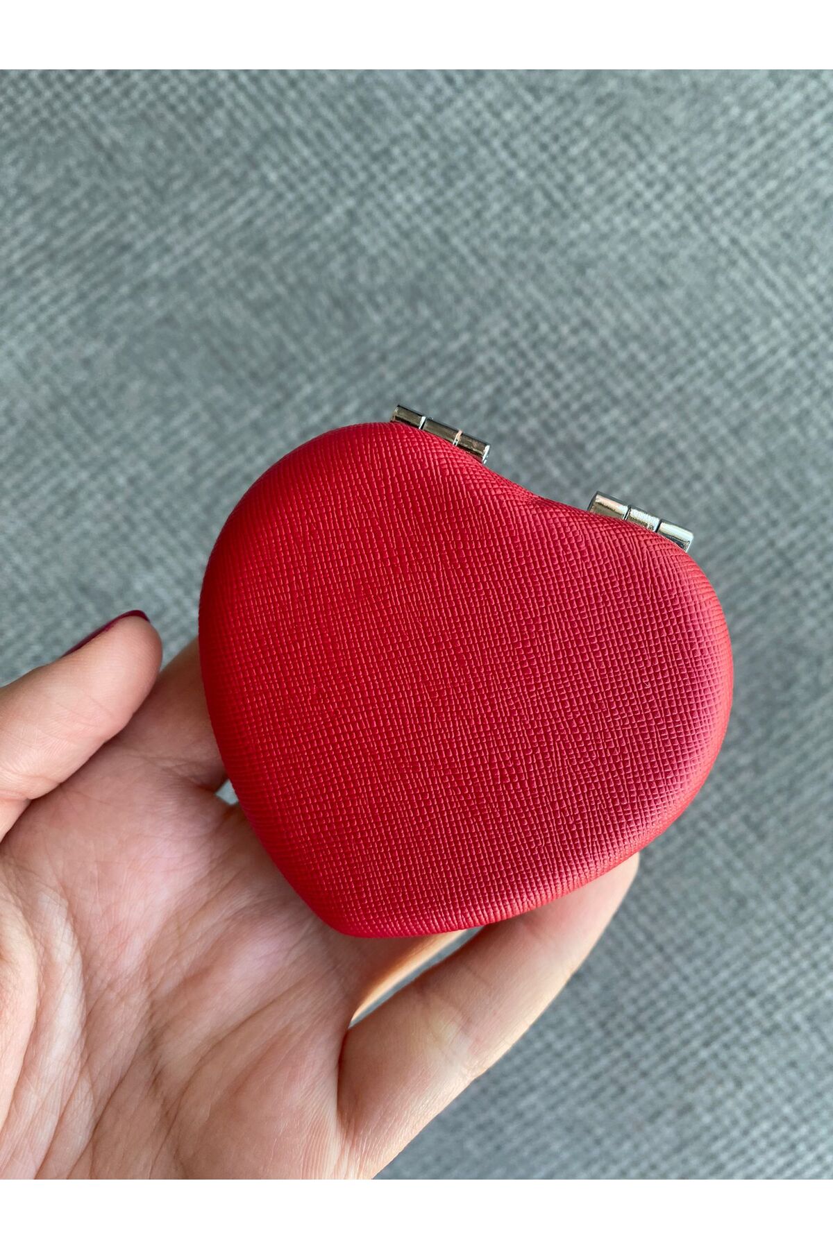 BLA GROUP KALP FİGÜRLÜ Kozmetik Cep Çanta Aynası Kapaklı El Makyaj ...