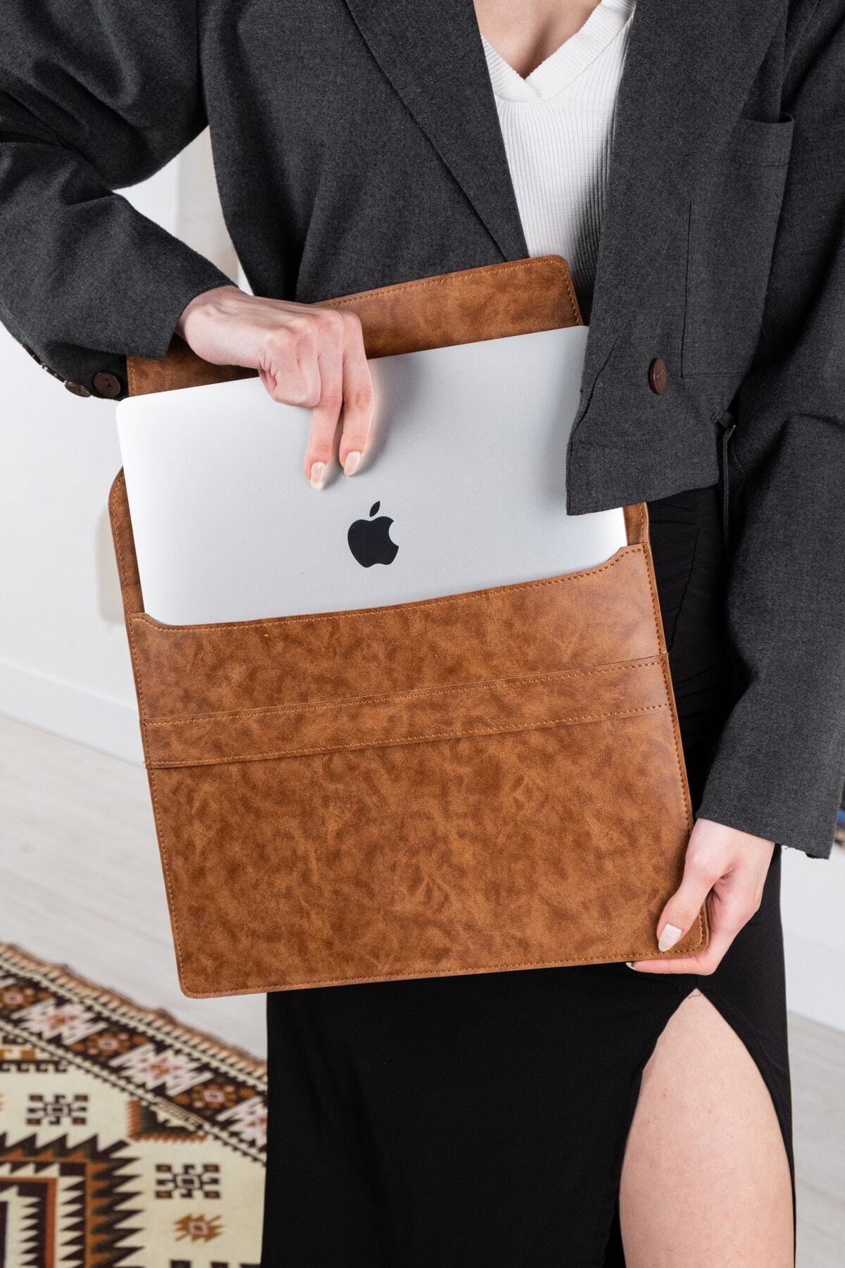 DK LEATHER Pu Leather Brown Asus Zenbook Flip 13 UX363JA-EM158T ...