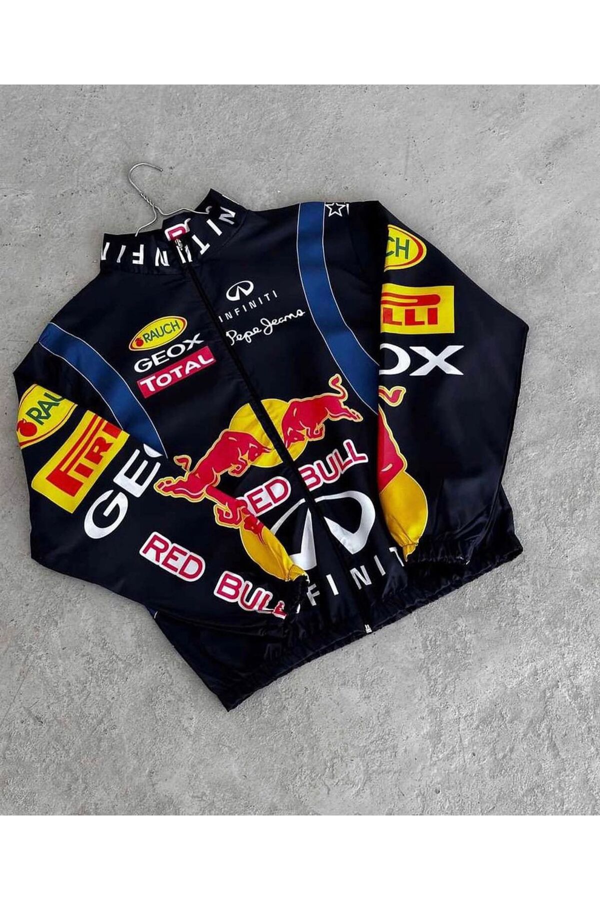 Justin RED BULL Oversize Unisex Paraşüt Ceket/Yağmurluk Fiyatı ...