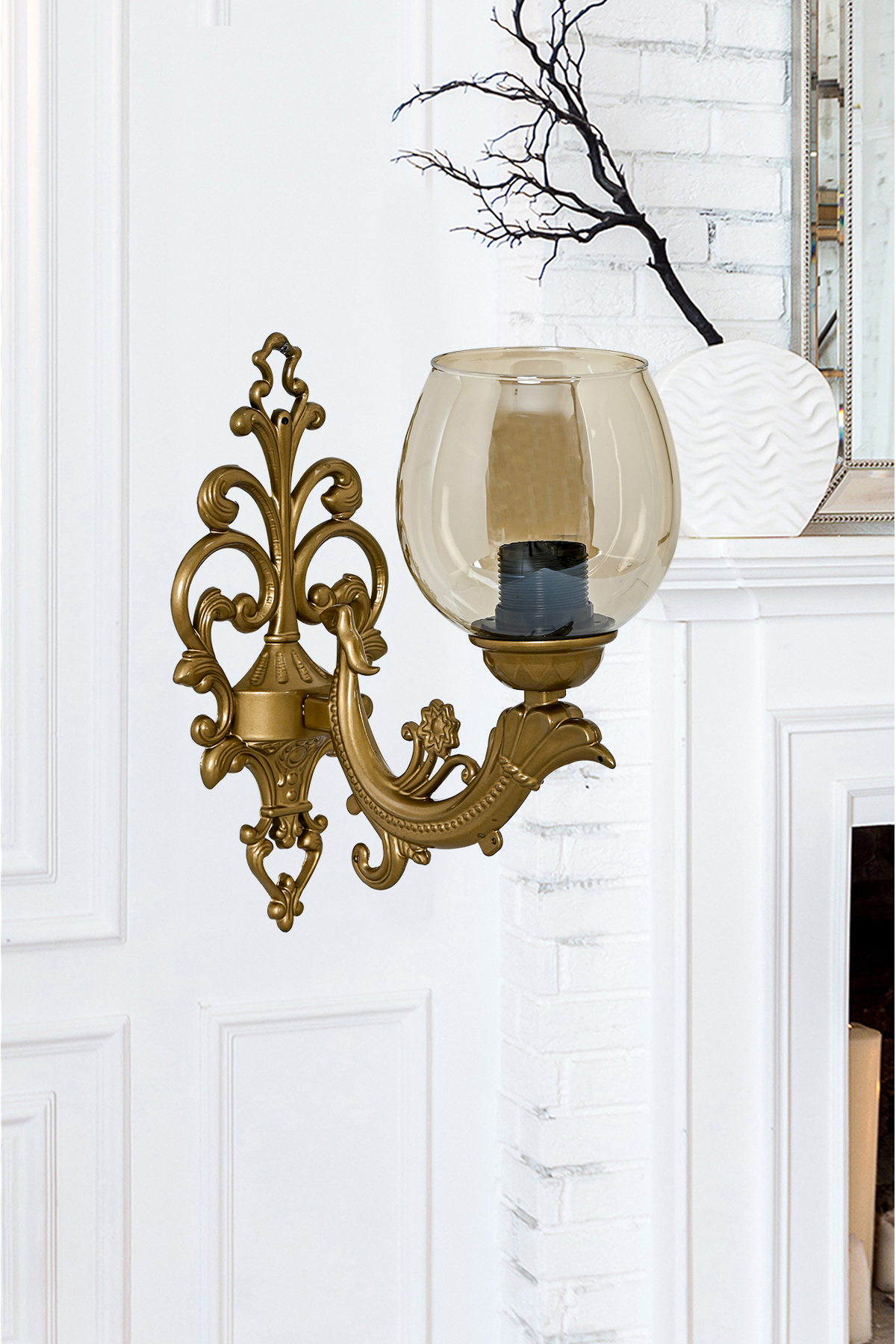 DEDE TEKLİ ESKİTME SAVA APLİK BAL RENGİ CAMLI - Fiyatı, Yorumları