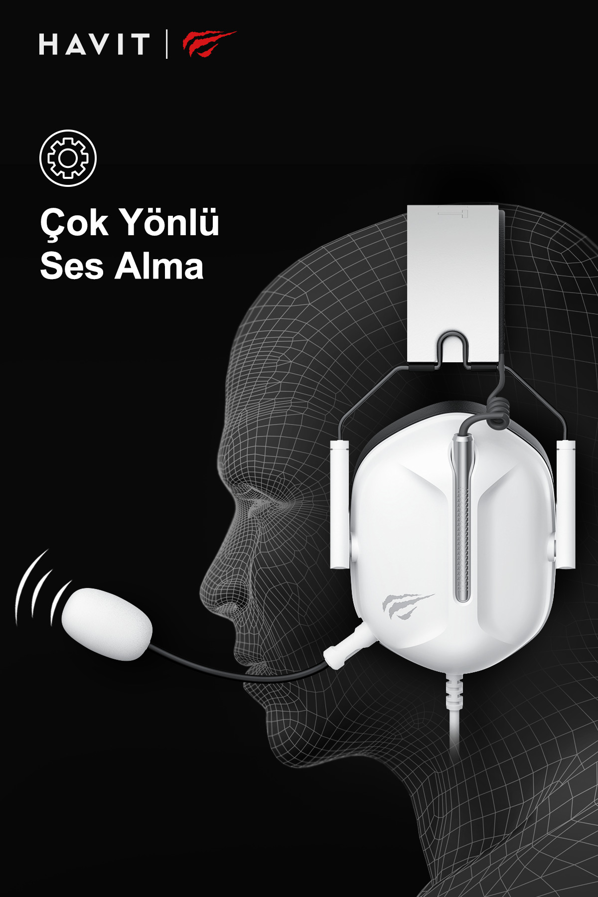 Havit Gamenote H2033D Mikrofonlu 50mm Speaker Gaming Kulaklık 3.5mm ...