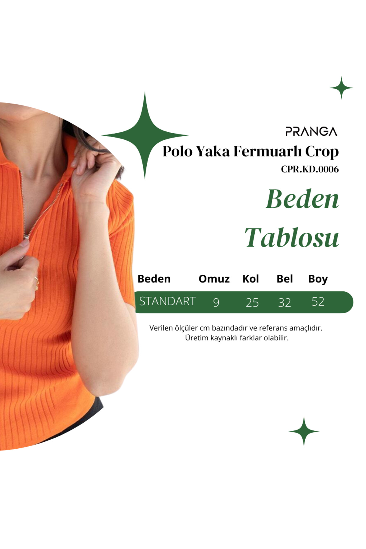 PRANGA Kadın Vizon Polo Yaka Fermuarlı Crop Fiyatı, Yorumları - Trendyol