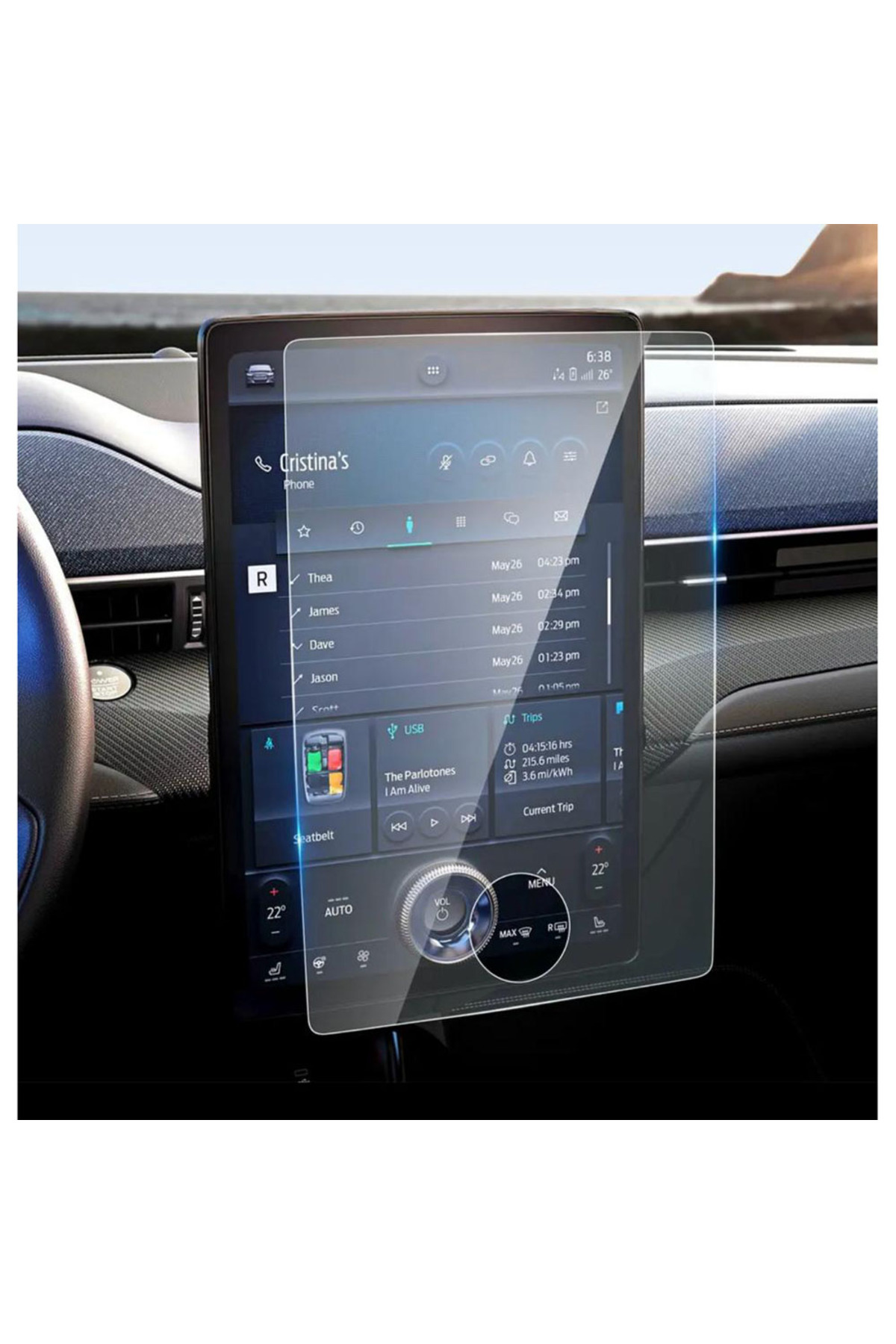 ael-tech Ford Mustang Mach-E 15.5 inç Navigasyon uyumlu Nano Ekran ...