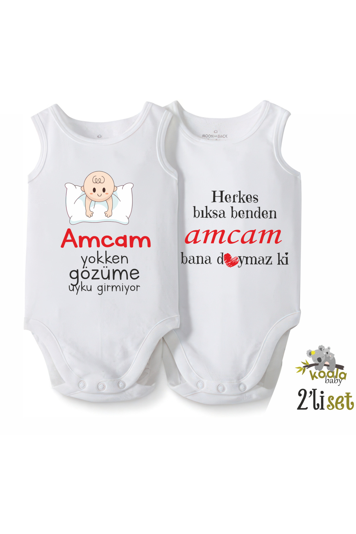 CACTUS COLLECTION AMCA YAZILI Bebek Body Zıbın 2 Lİ Fiyatı, Yorumları ...