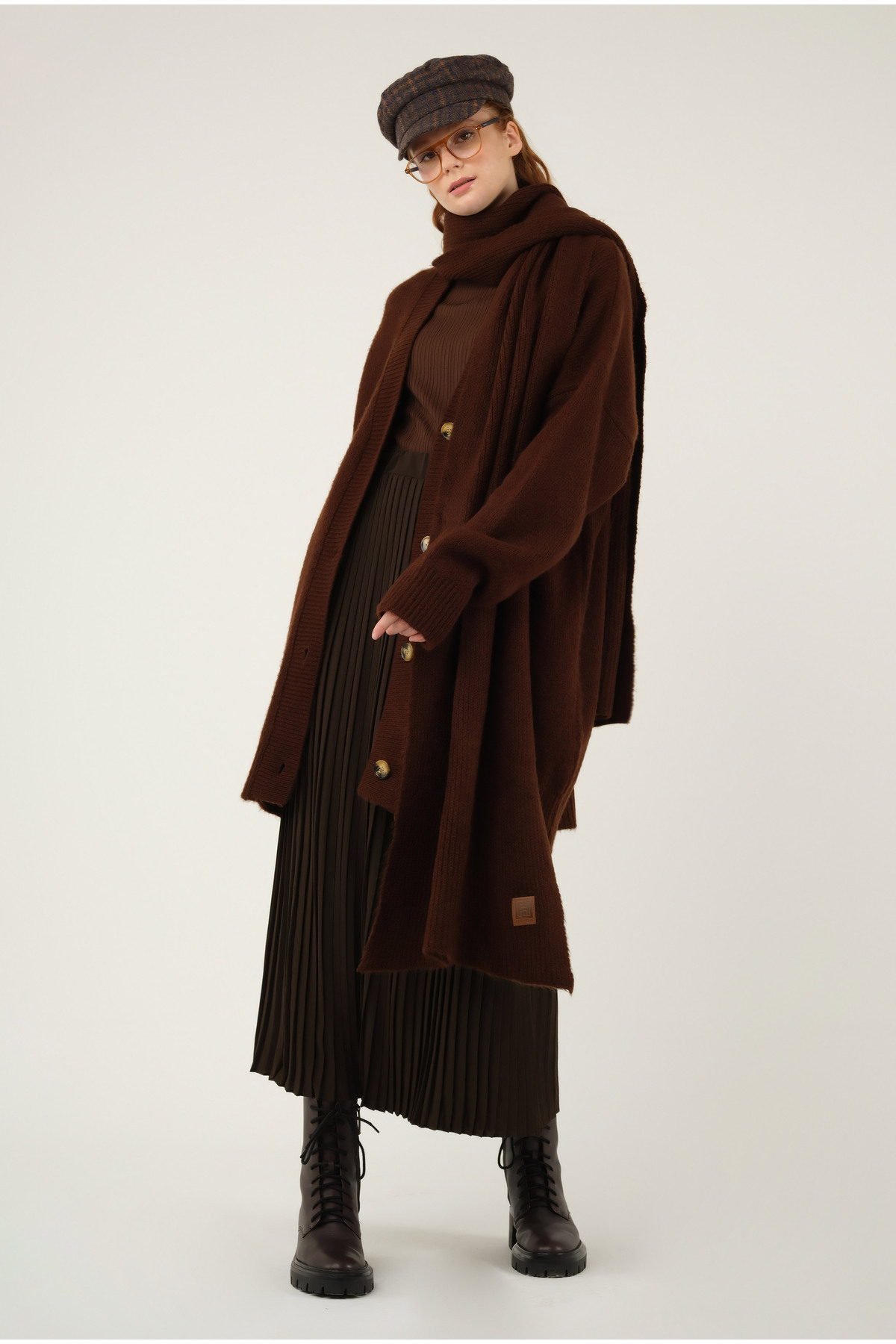 HEQA Piliseli Etek Acı Kahve Fiyatı, Yorumları - Trendyol