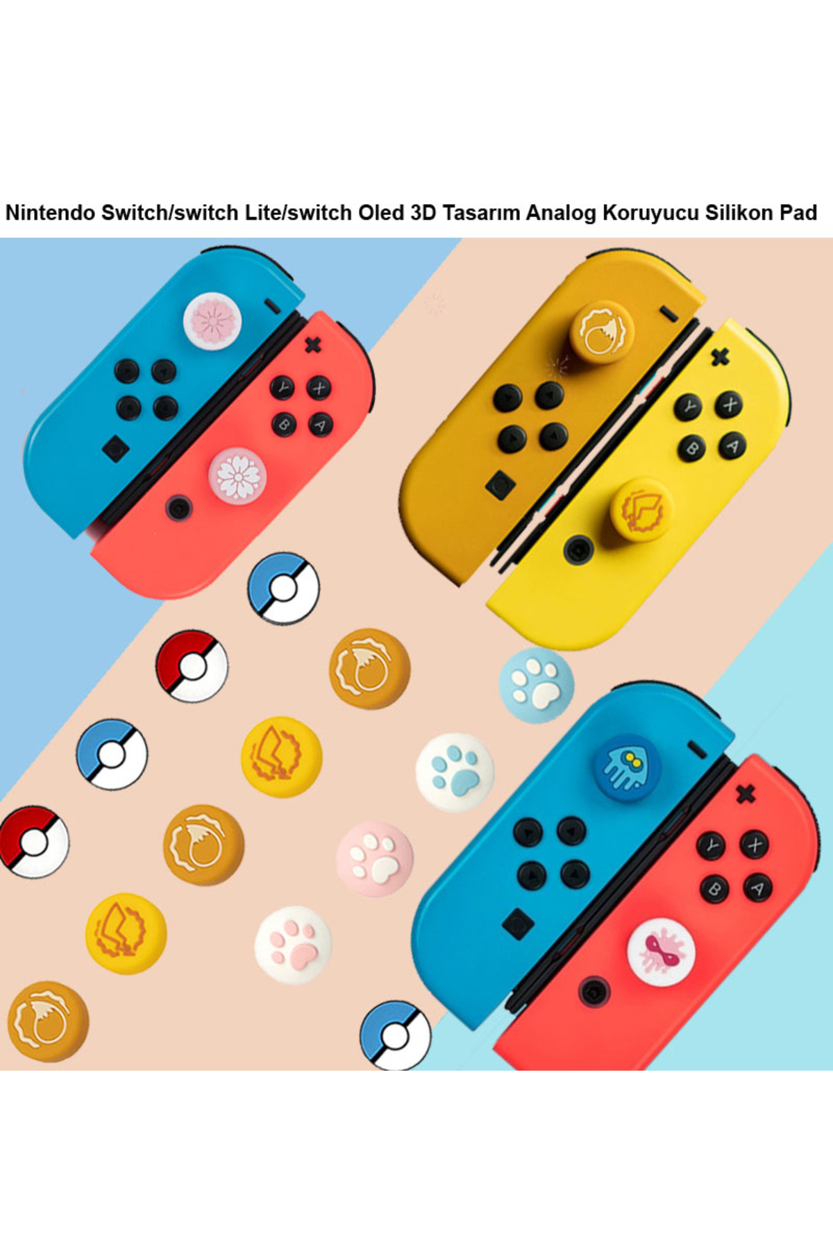 WOTOBE Nintendo Switch/switch Lite/switch Oled 3d Tasarım Analog ...