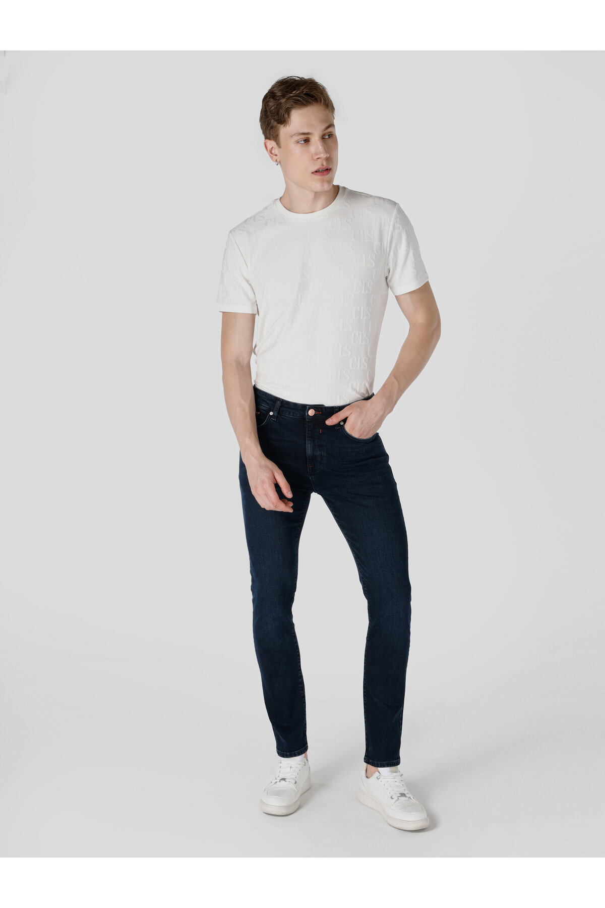 Colin’s 035 Ryan Super Slim Fit Yüksek Bel Dar Paça Koyu Mavi Erkek ...