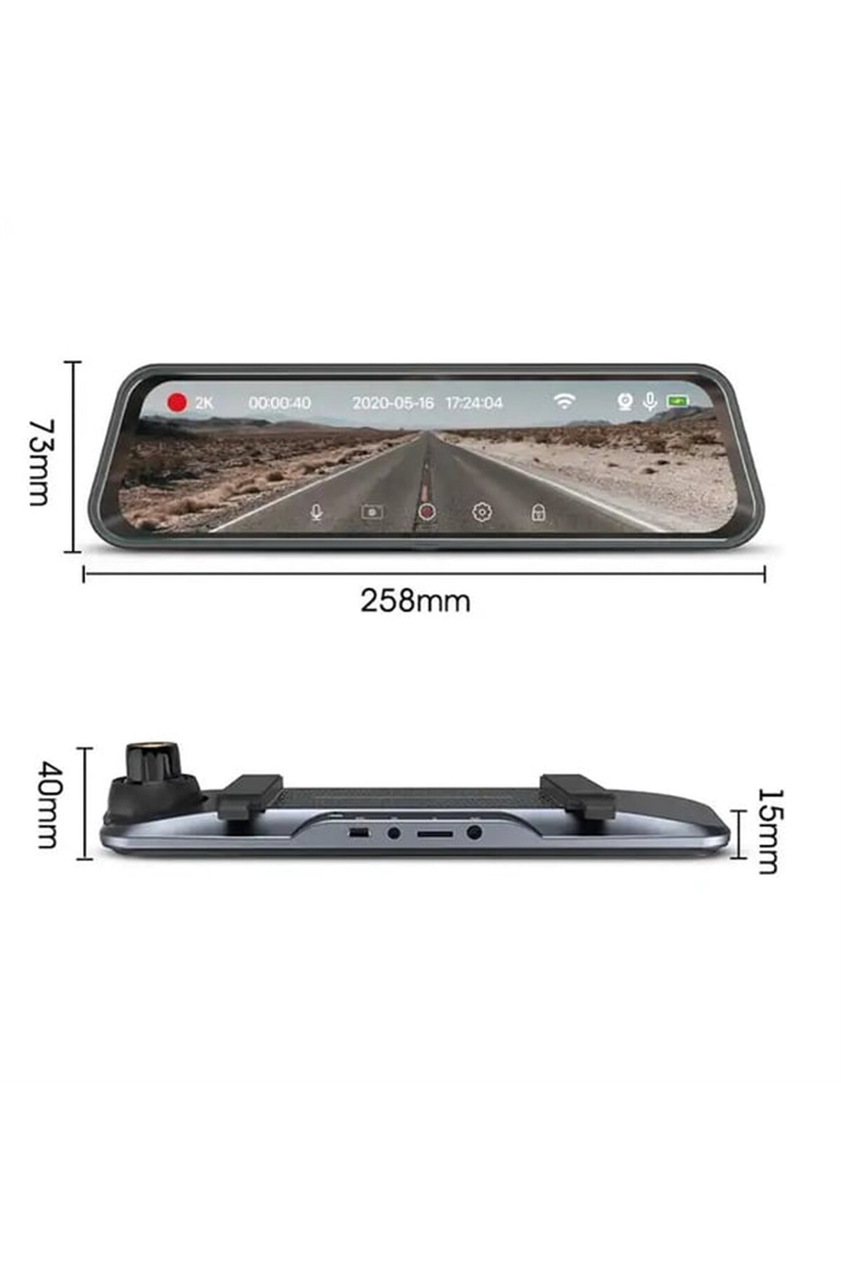 Angel Eye Angeleye Ae-410 9,66 Inç Dokunmatik Ekran 2 Kameralı 1080p Hd ...
