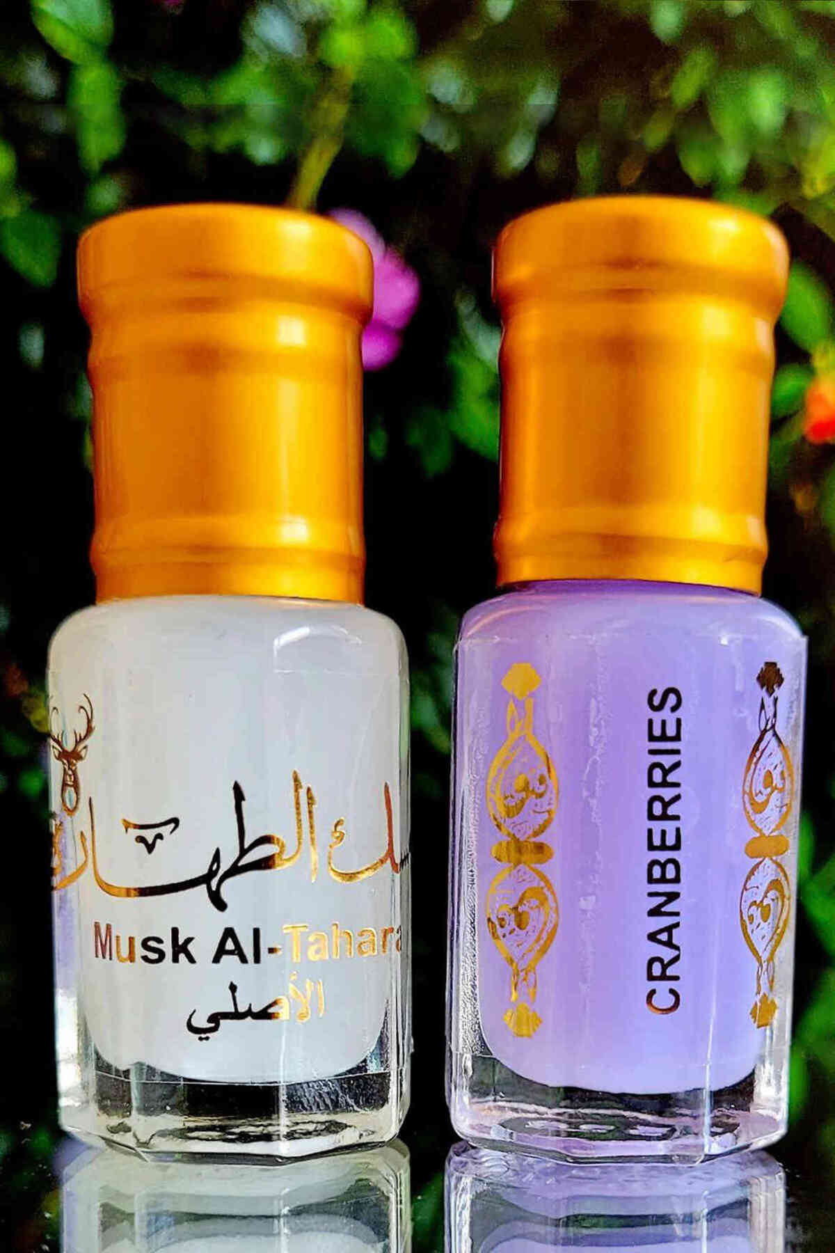 MUSK AL TAHARA Orijinal 2 ADET × 6ML (Beyaz misk + kızılcık misk ...