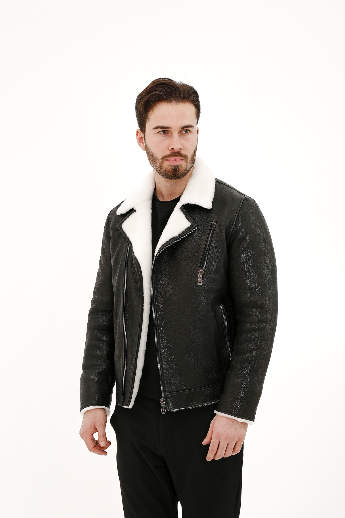 Tamer Tanca Erkek Hakiki Deri Deri Mont Deri Mont 797 3377 Erk Dr Ceket ...