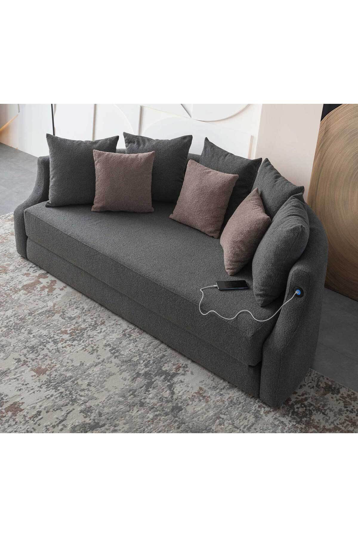 Eymense Letto Vip Akıllı Yuvarlak Yataklı Karyola Kanepe - Fiyatı ...