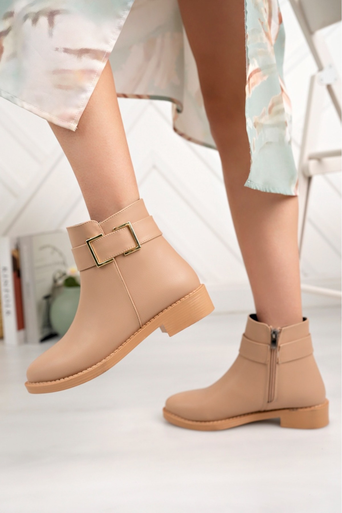 Kalimo nut kadın tokalı kısa bot model kodu 109 Fiyatı, Yorumları ...