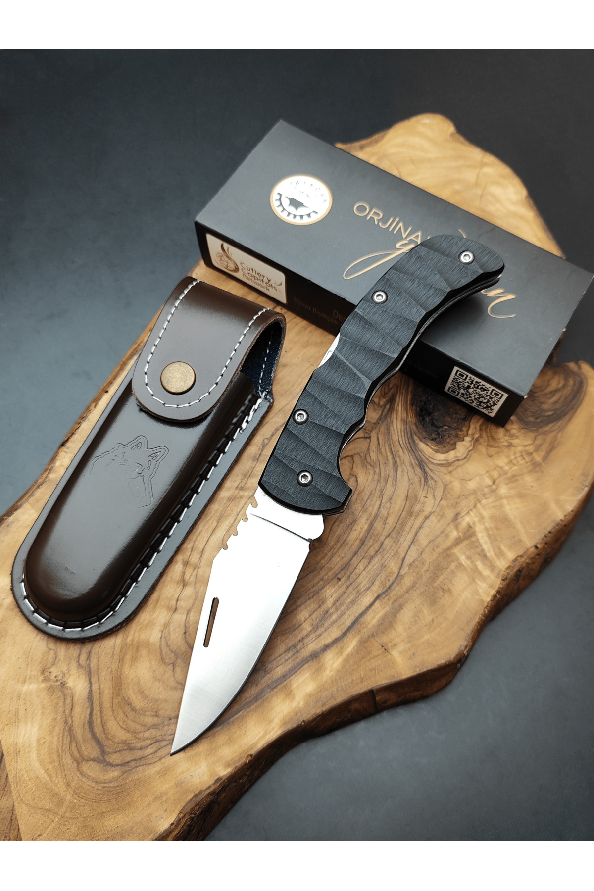 BIÇAK AMBARI El Yapımı Yatağan Çakısı Kemer Klipsli BA182 - Fiyatı ...