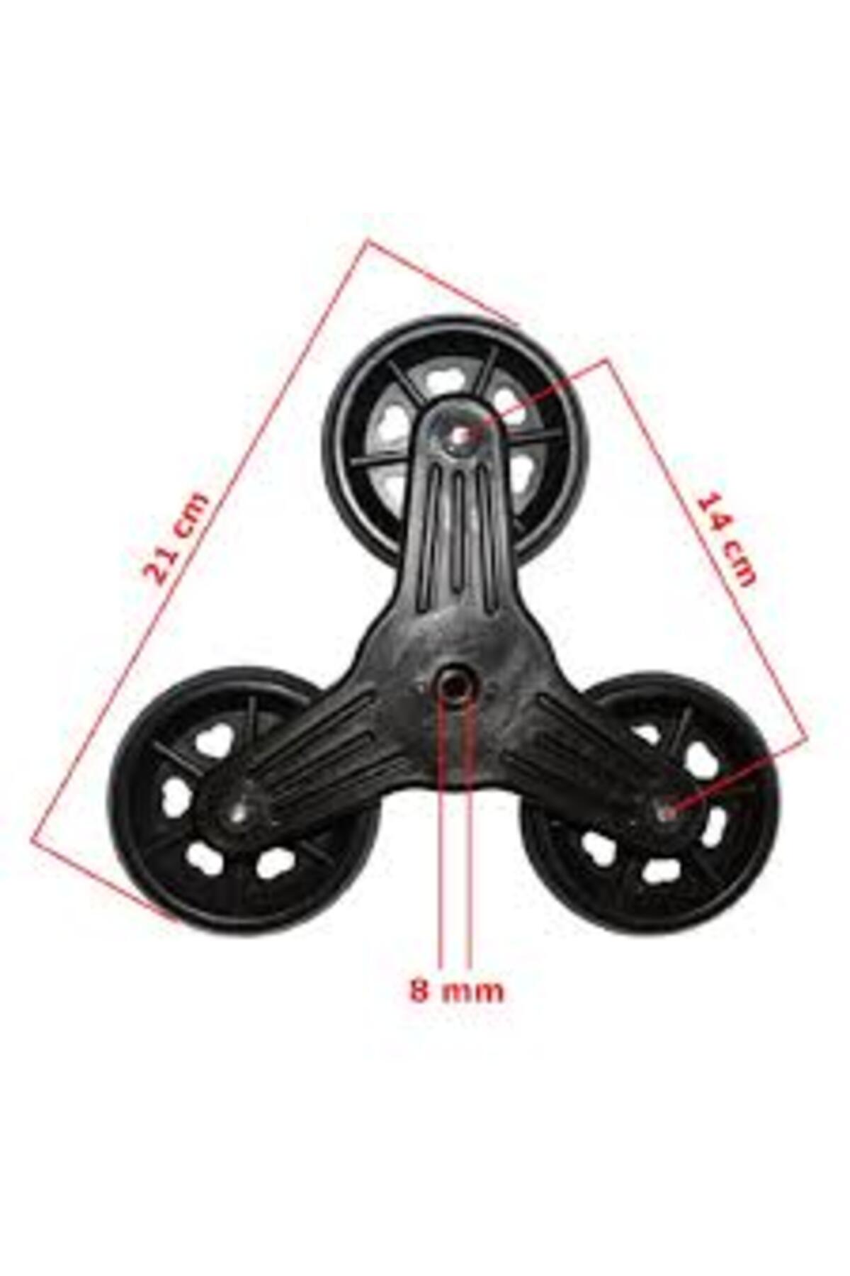 shopdrm 3 Tekerlekli Merdiven Çıkan Pazar Arabası Tekerleği Teker ...