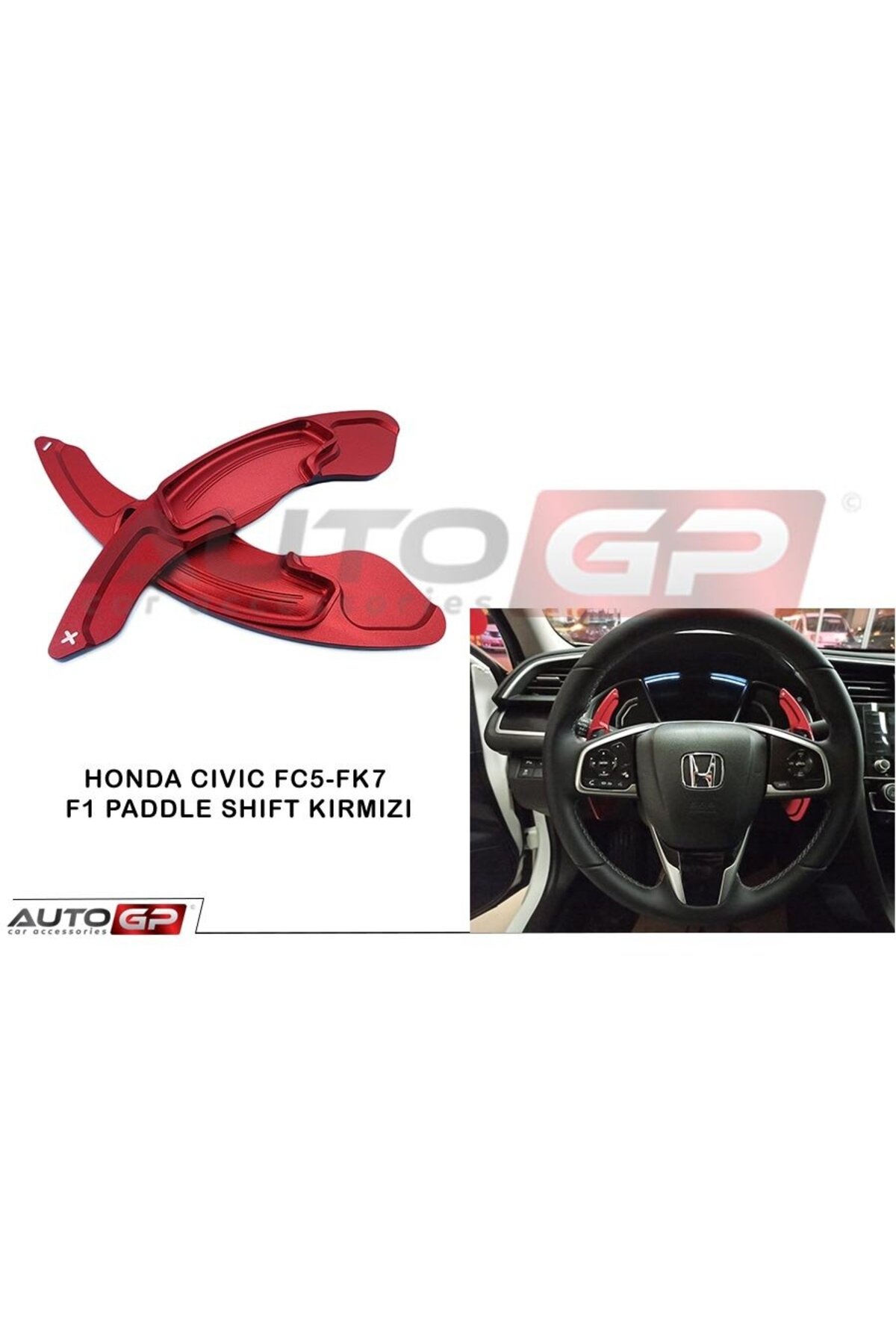 autogp Honda Civic Fk7 Için Uygundur Direksiyon F1 Vites Kulakçık ...