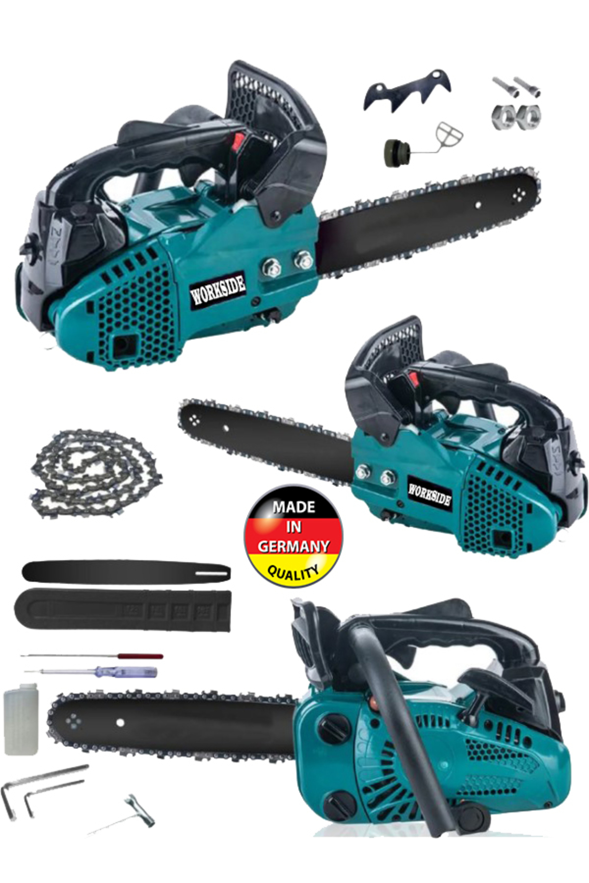 WORKSIDE Pro Germany Ultra Euro5 Motor Super Mini Benzinli Motorlu Dal ...