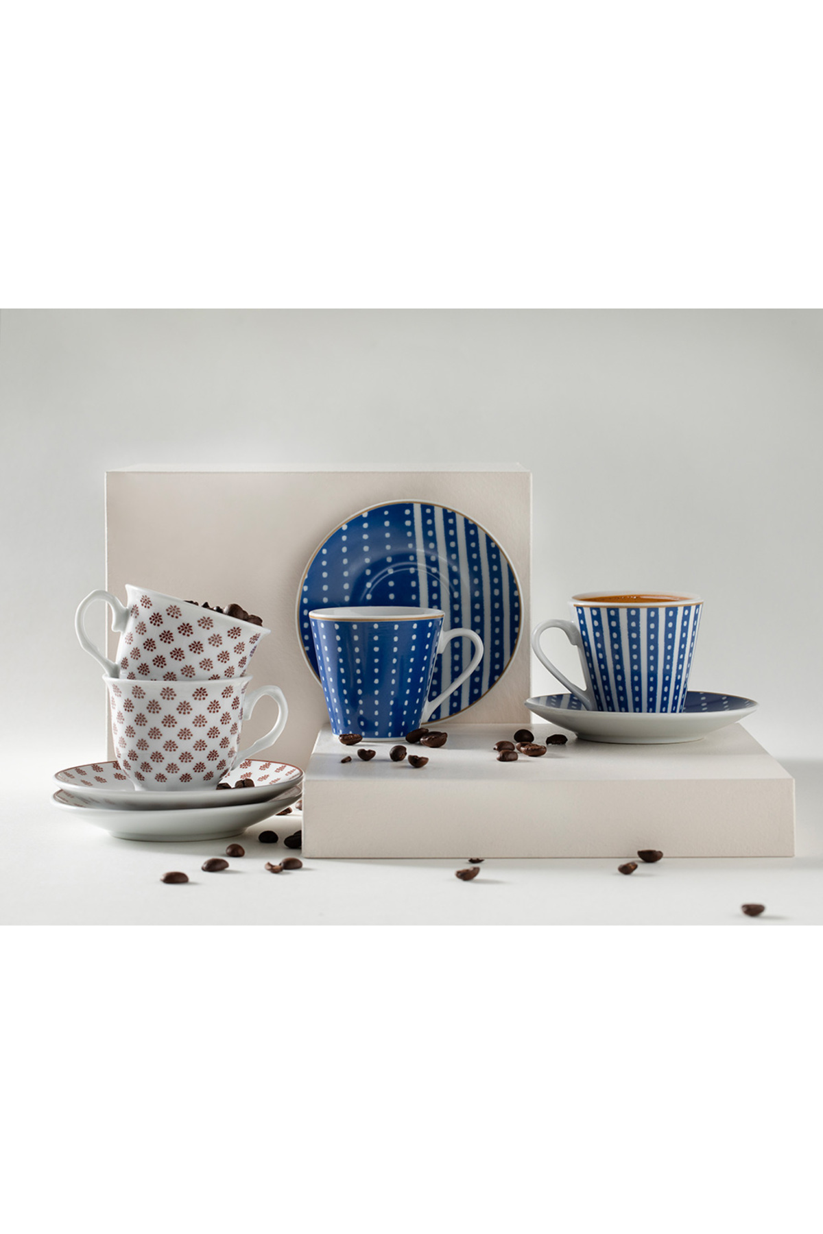 English Home Mindy Porselen 4 Parça 2 Kişilik Kahve Fincan Takımı 80 Ml ...