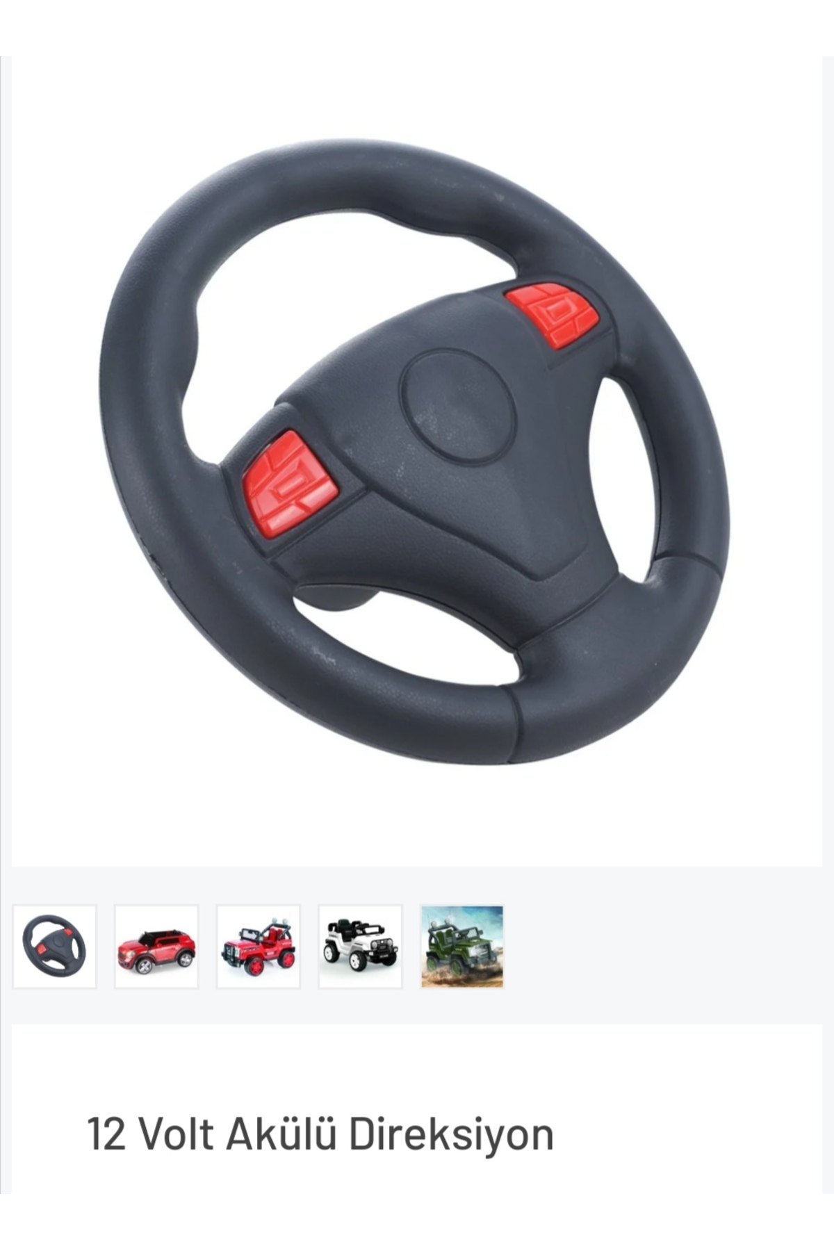 Dolu Akülü Araç Sahara,hunter,ride On Direksiyon - Fiyatı, Yorumları