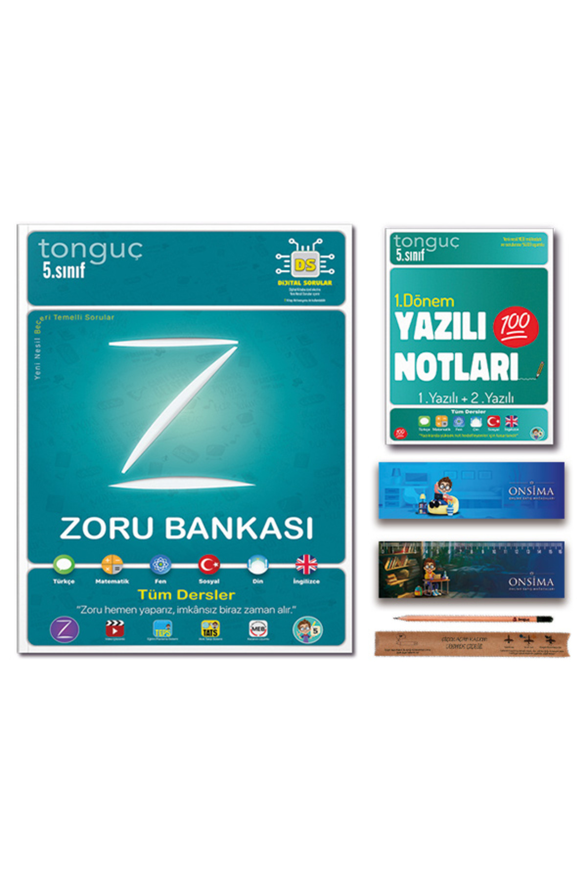 Tonguç Yayınları 5. Sınıf Zoru Bankası Tüm Dersler - 1 Dönem Yazılı ...