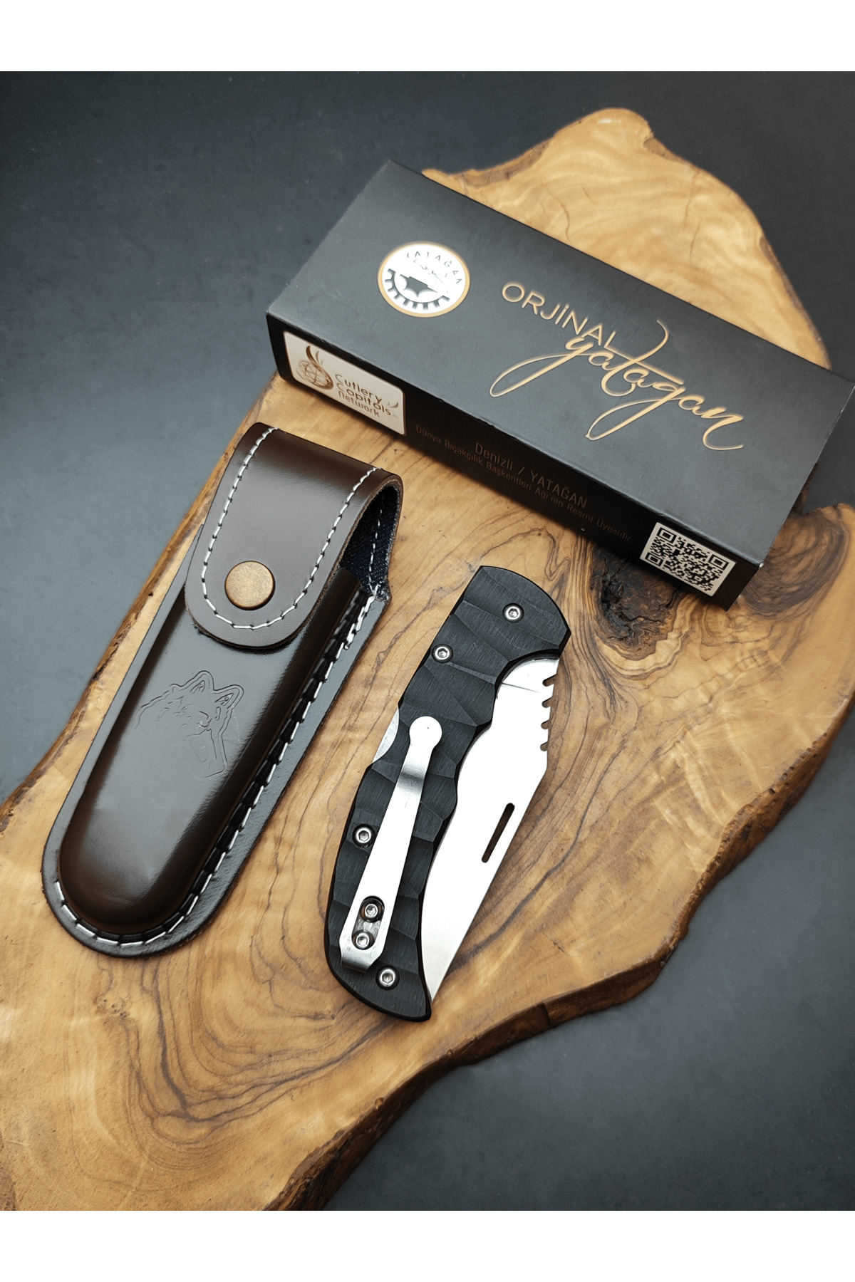 BIÇAK AMBARI El Yapımı Yatağan Çakısı Kemer Klipsli BA182 - Fiyatı ...