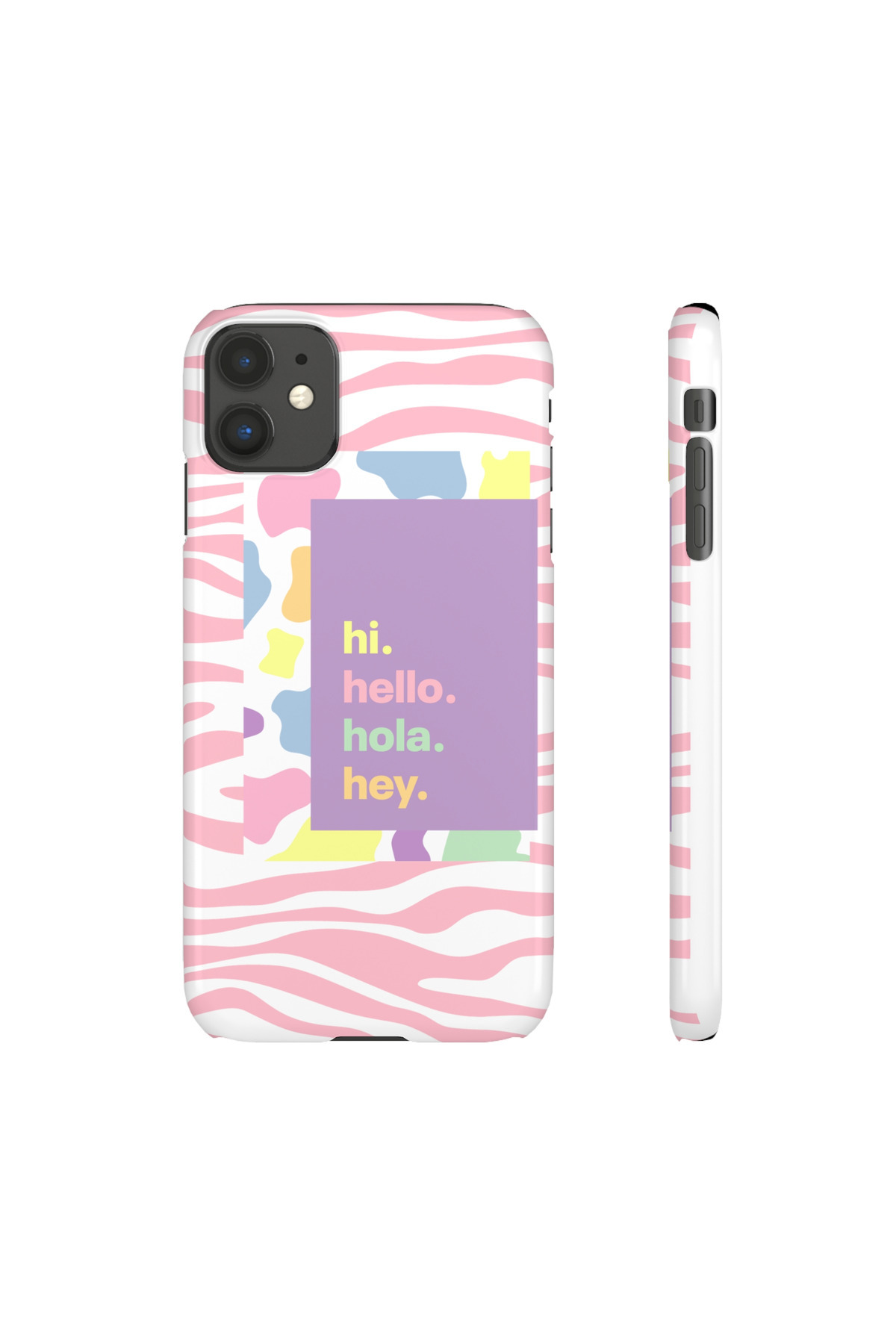 Tria Apple Iphone 11 Uyumlu Baskılı Lansman Içi Kadife Hola Desenli ...