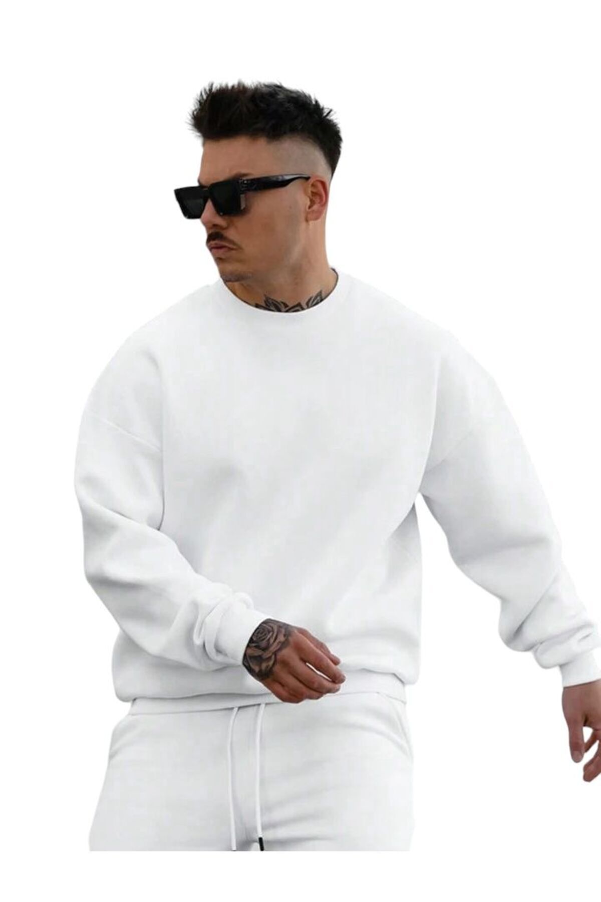 BENROMA BİSİKLET YAKA OVERSİZE SWEAT - Fiyatı, Yorumları