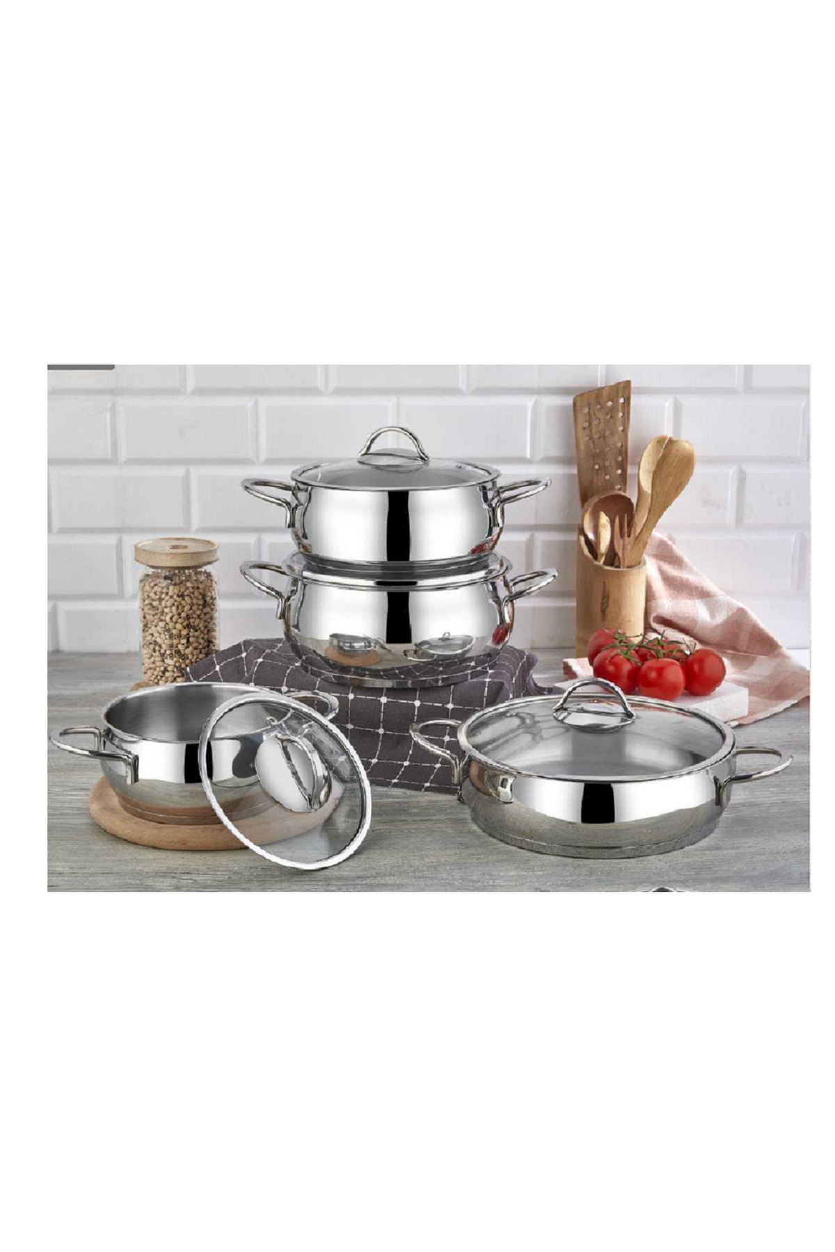 SAFINOX bella 8 parça metal tencere seti Fiyatı, Yorumları - Trendyol