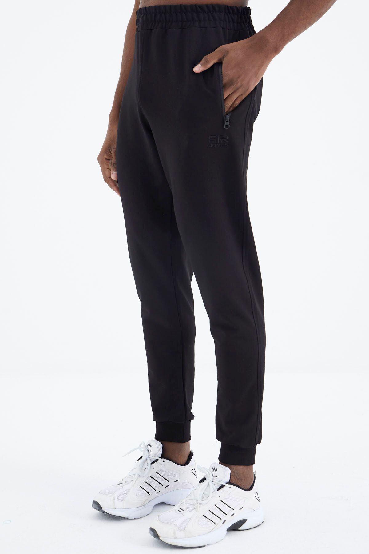 Air Jones Myron Fiesta - Siyah Dik Yaka Erkek Eşofman Takım - 85234 ...