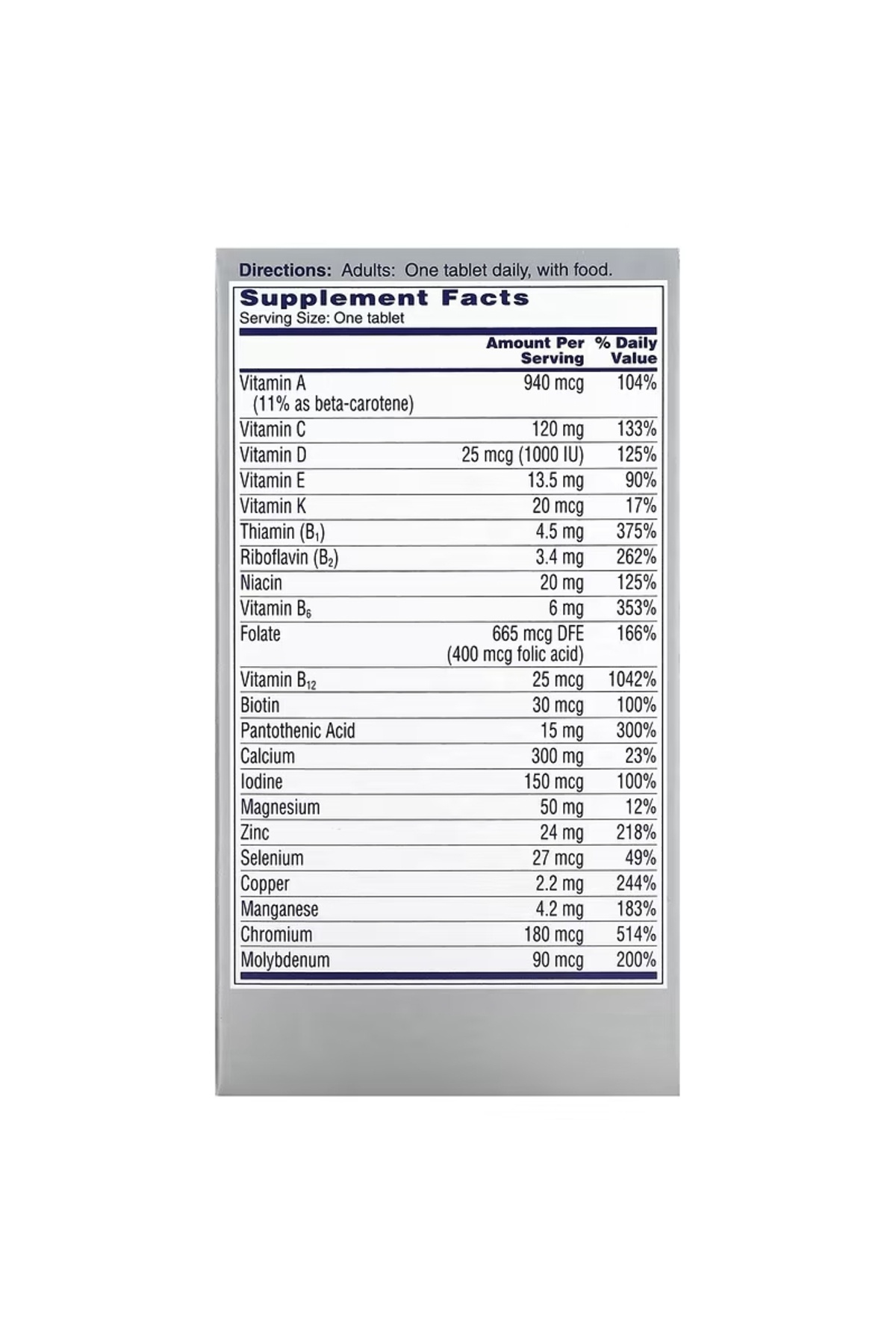 Bayer One A Day Women’s 50+ Complete Multivitamin 65 Tablets Fiyatı ...