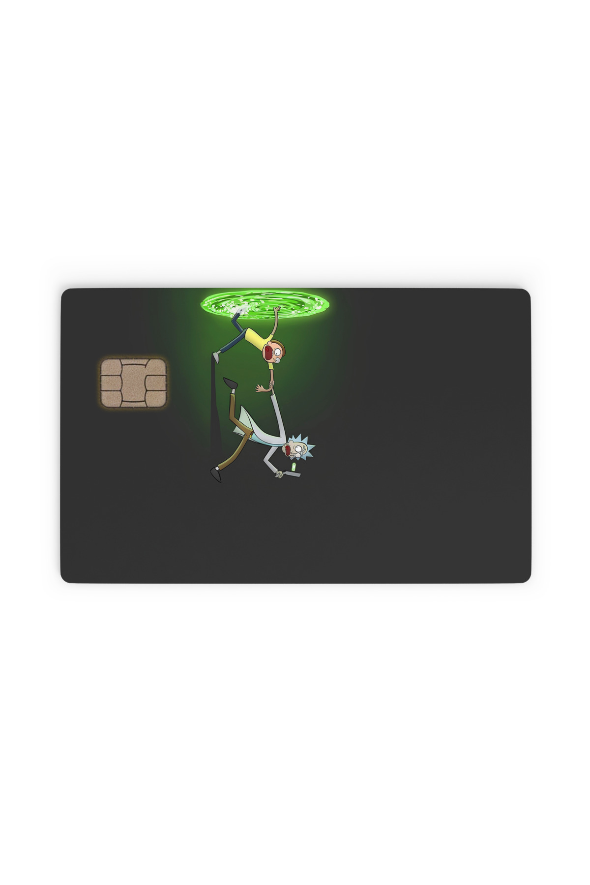 DEER Rick and Morty 2'li Kart Kaplama Sticker Kredi/banka Kartı Kaplama ...
