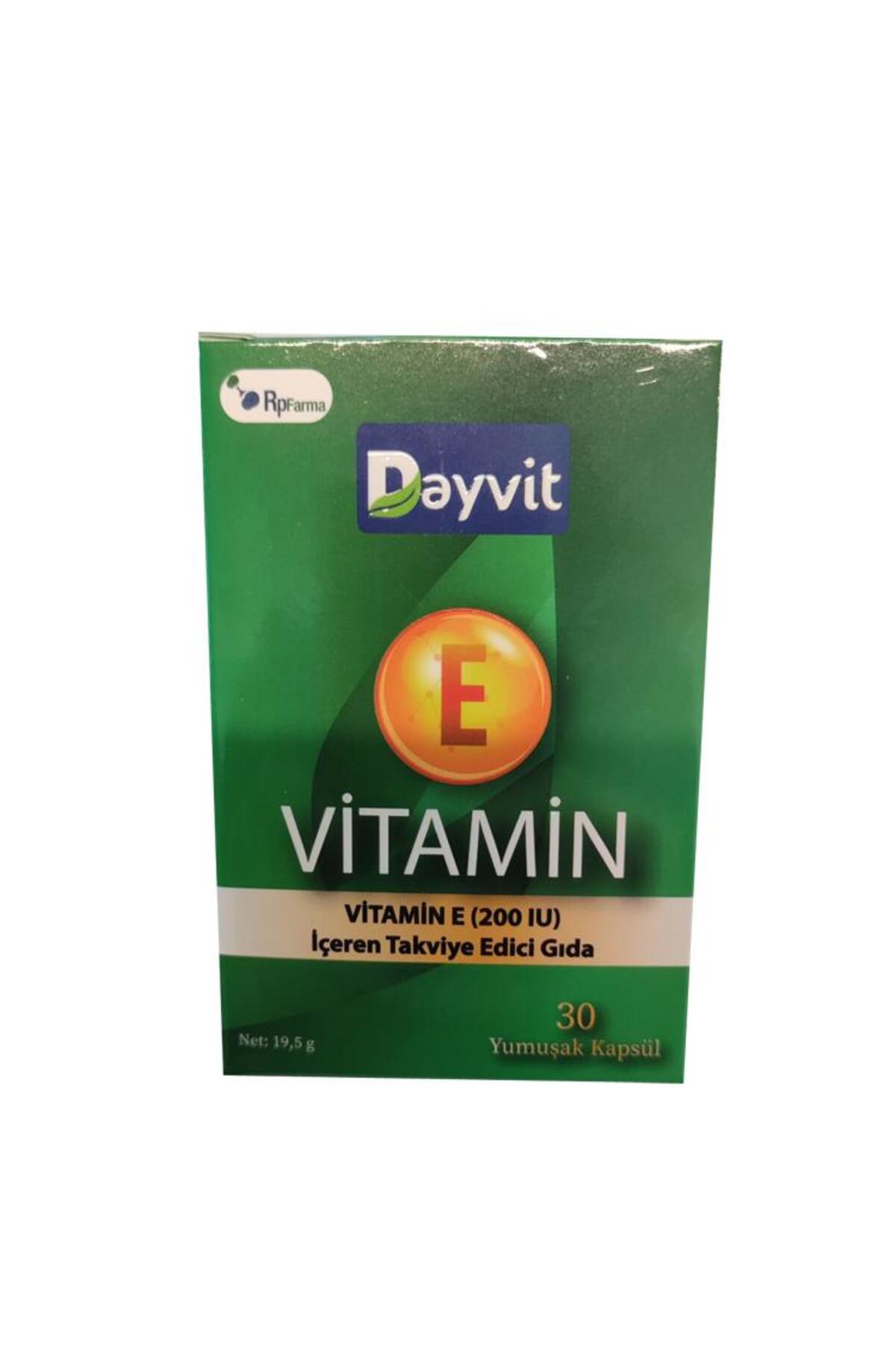 Dayvit Vitamin E 200 Iu 30 Kapsül Fiyatı, Yorumları - Trendyol