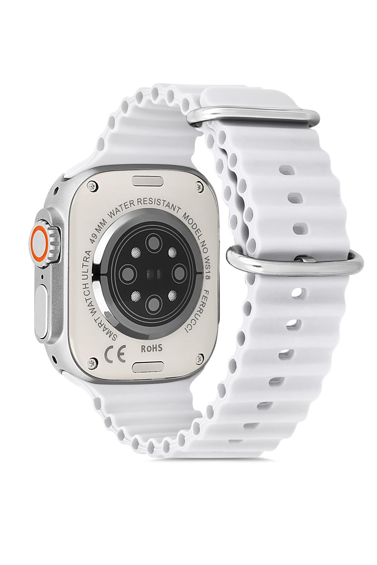 Ferrucci Ws18 Ultra Sports Smart Watch Akıllı Kol Saati Sesli Konuşma ...