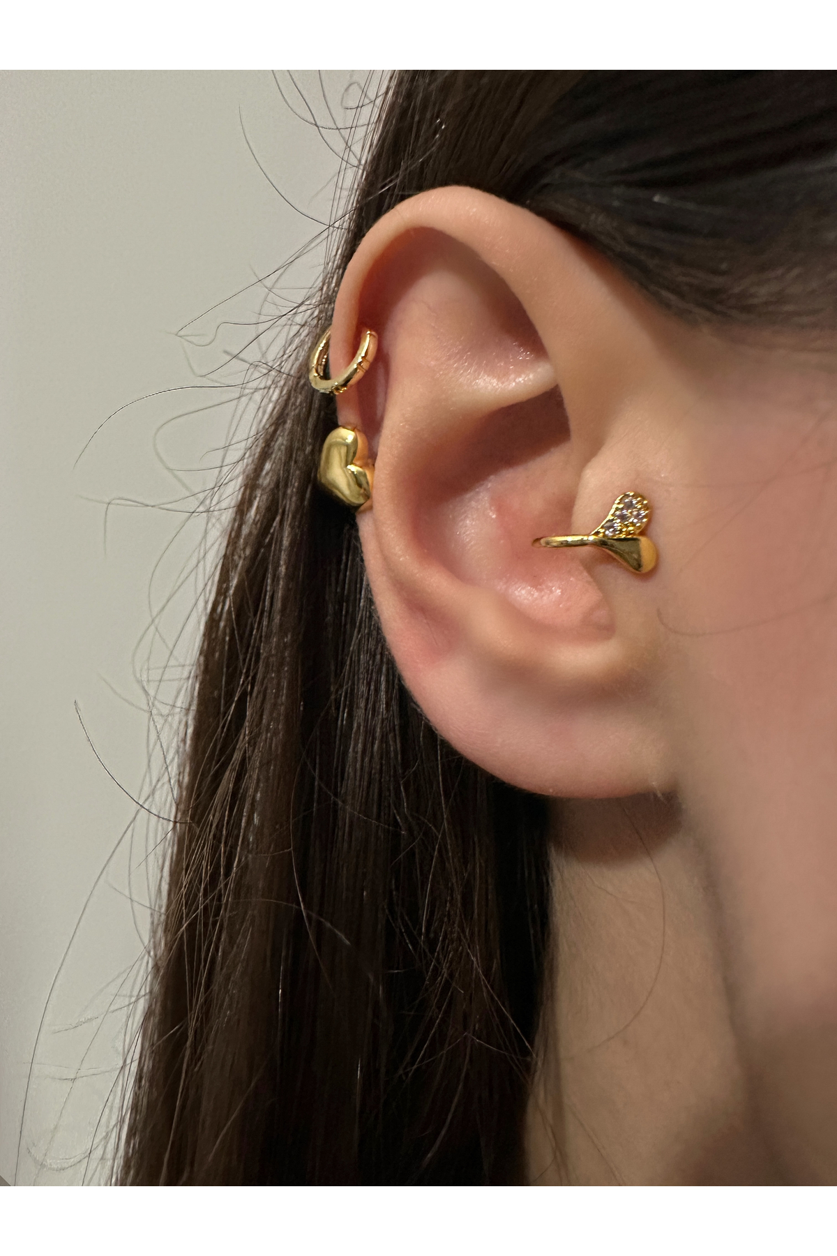 Okko Store Çelik Delik Gerektirmeyen Sıkıştırmalı Piercing Tragus ...