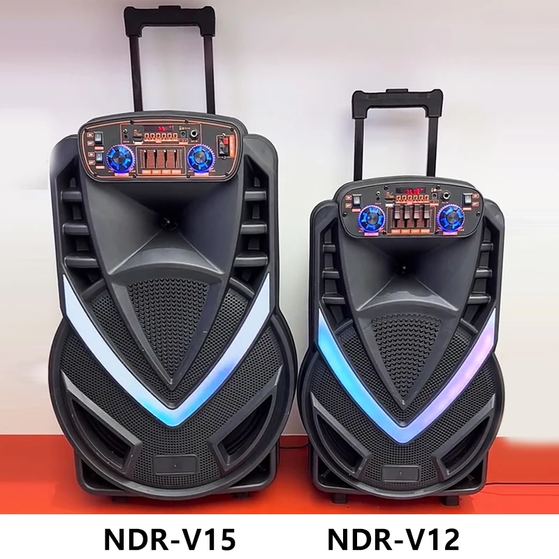 Torima Ndr-v12 Mikrofonlu Kumandalı Rgb Ledli Taşınabilir Tekerlekli Bluetooth Hoparlör - Fiyatı ...