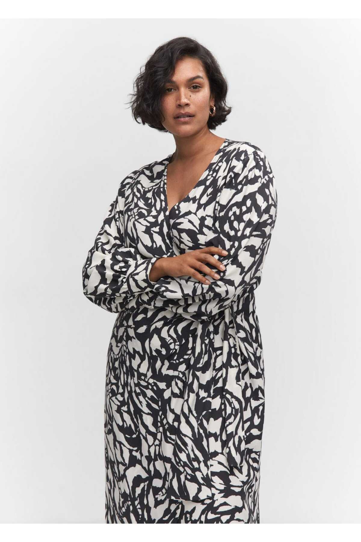 MANGO Desenli anvelop kesim elbise Fiyatı, Yorumları - Trendyol