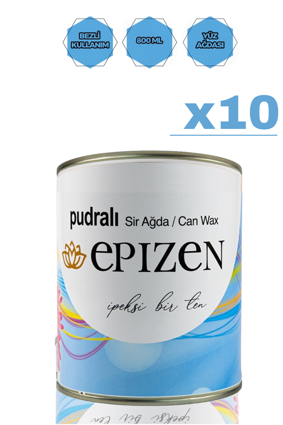 EPİZEN 10 Adet Pudralı Sir Ağda Konserve Kutu 800G - Fiyatı, Yorumları