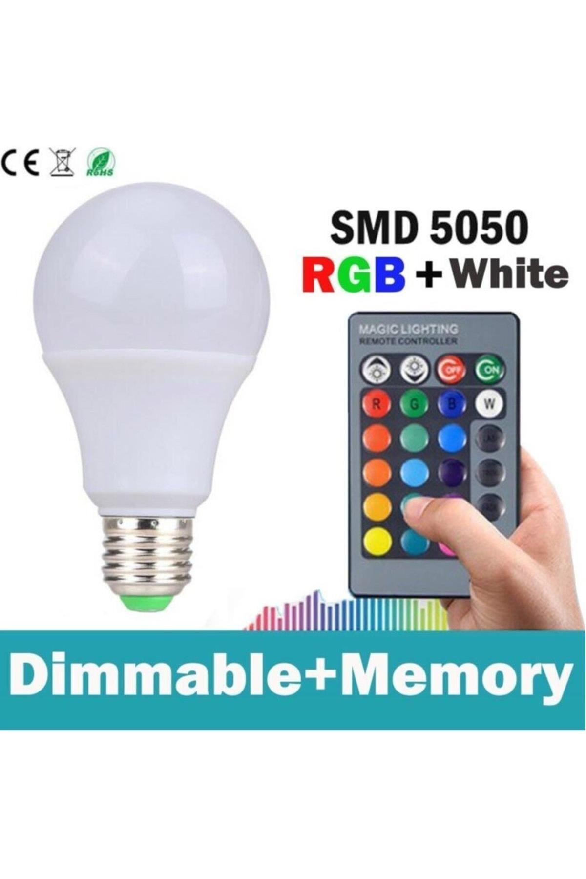 VİZYON Vizyon 9W Uzaktan Kumandalı Led Ampul Renk Değiştirir Rgb Beyaz ... VİZYON Vizyon 9W Uzaktan Kumandalı Led Ampul Renk Değiştirir Rgb Beyaz ...