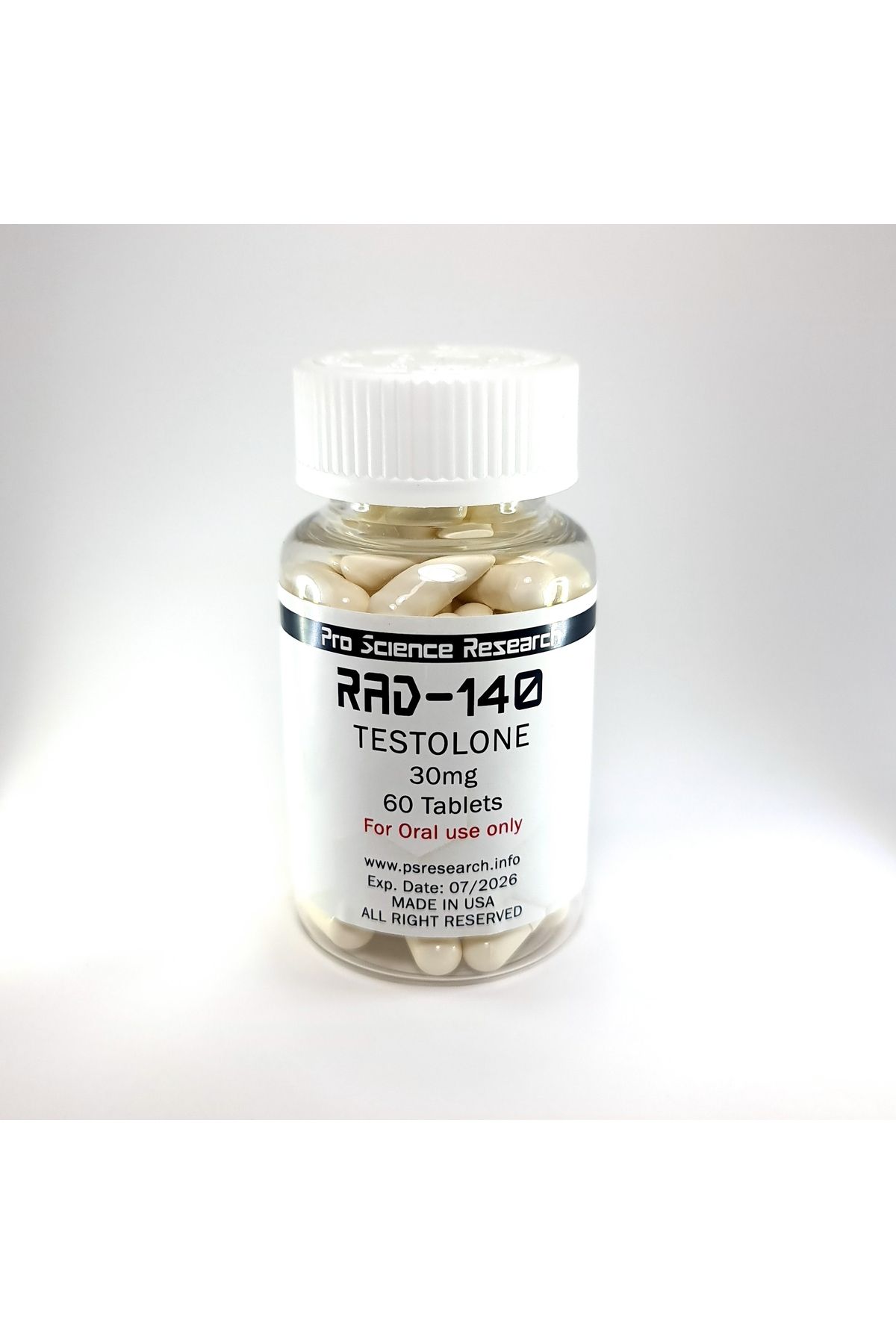 SARMS PRO SCIENCE SARMS RAD-140 / TESTOLONE 30MG/60 TABS SARMS (UZUN ...