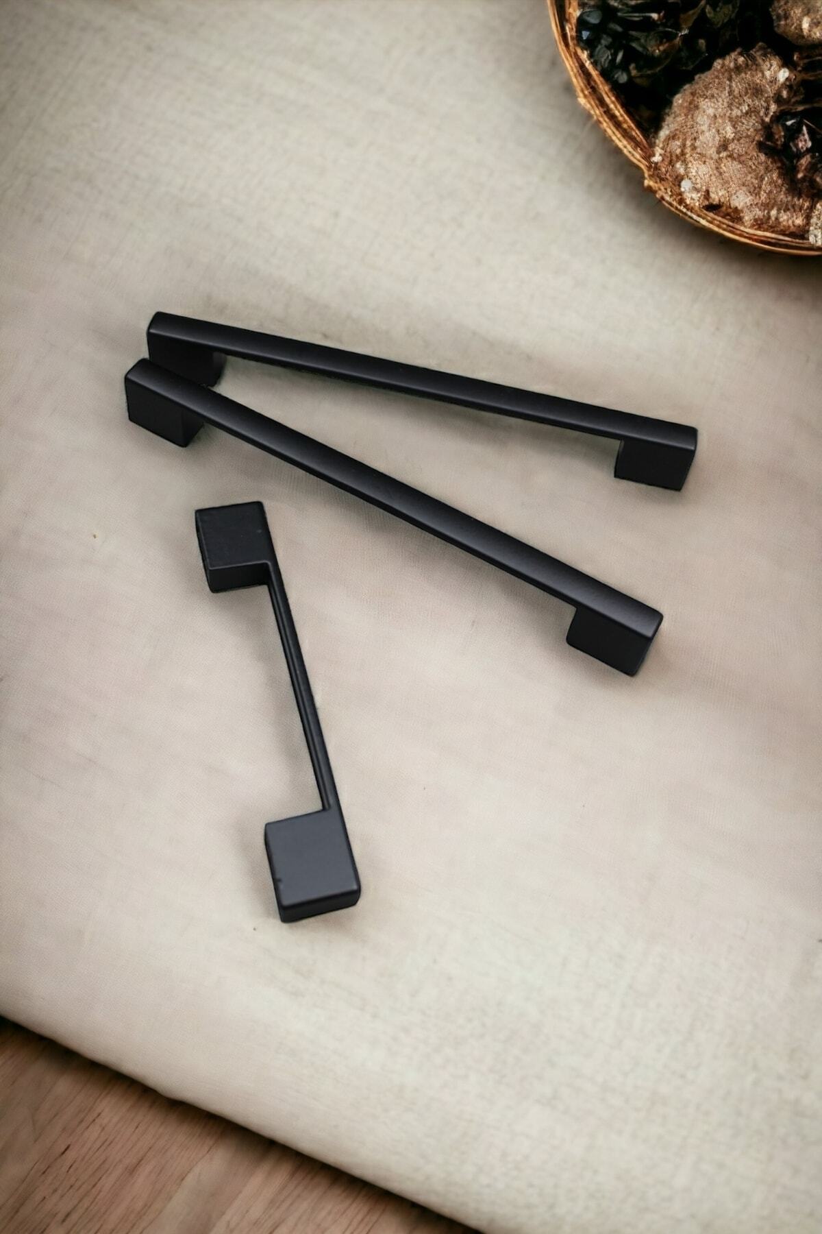 Dizayn House 256 Mm Siyah Köprü Düz Boy Kulp Dolap Ve Çekmece Kulpu ...