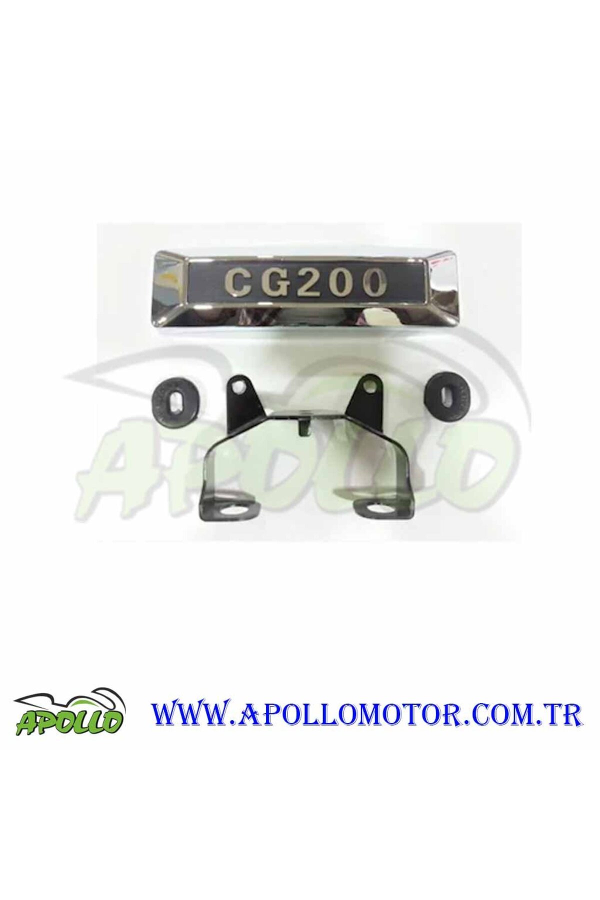 APOLLO MOTO&BİKE CG 200 MOTOSİKLET ÖN FAR ALTI YAZISI Fiyatı, Yorumları ...